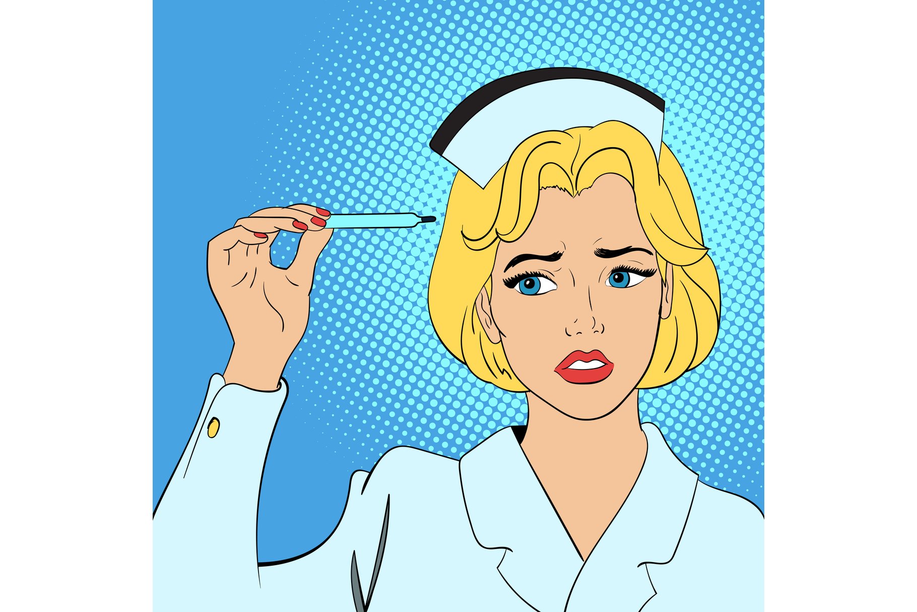Nurse comics concept (552220) | Illustrations | Design Bundles