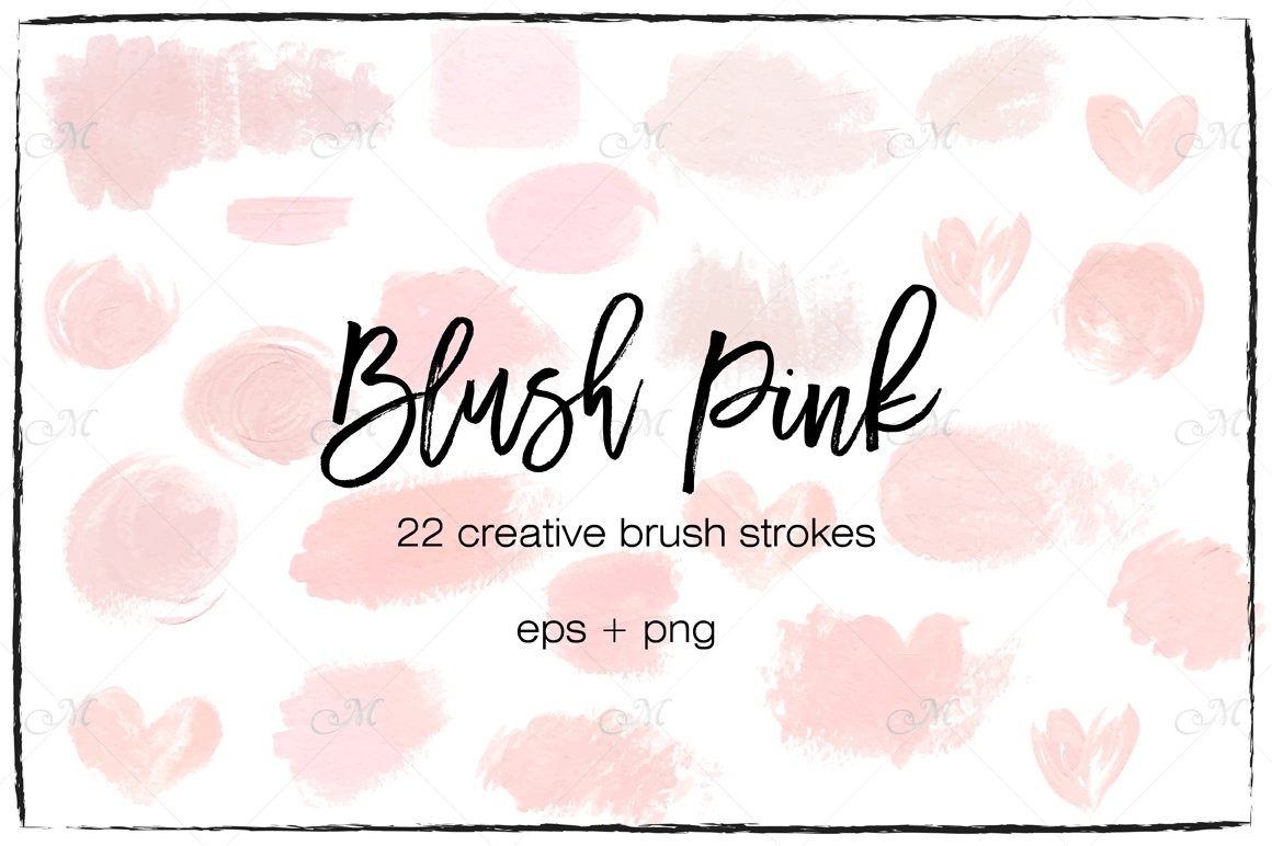 Blush Pink Textures. Vector & PNGs (70929) | Textures | Design Bundles