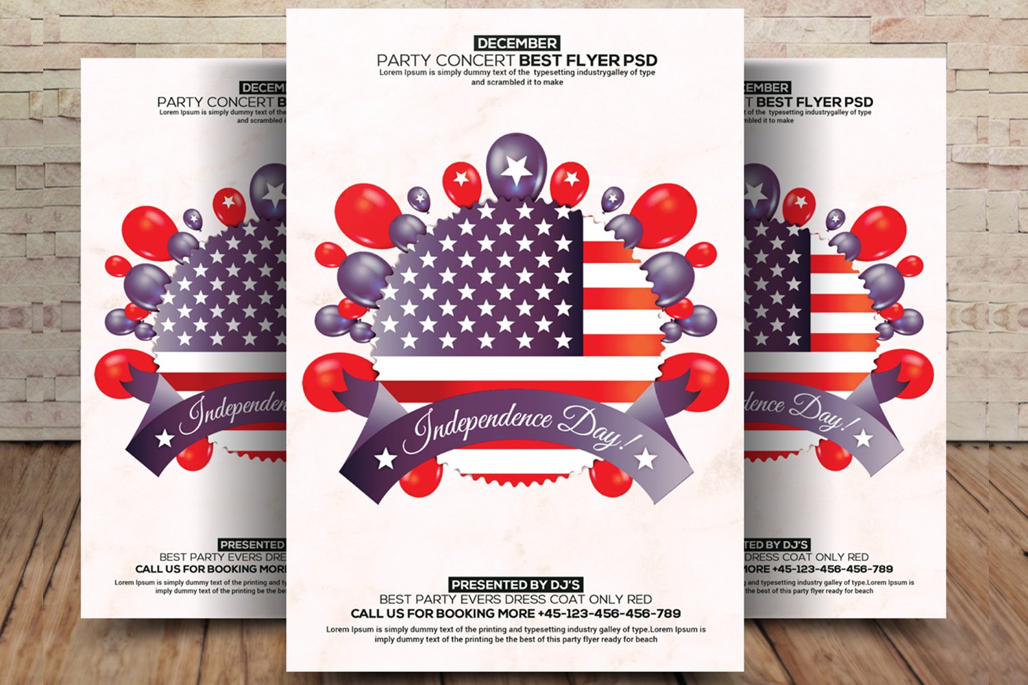 Independence Flyer Template