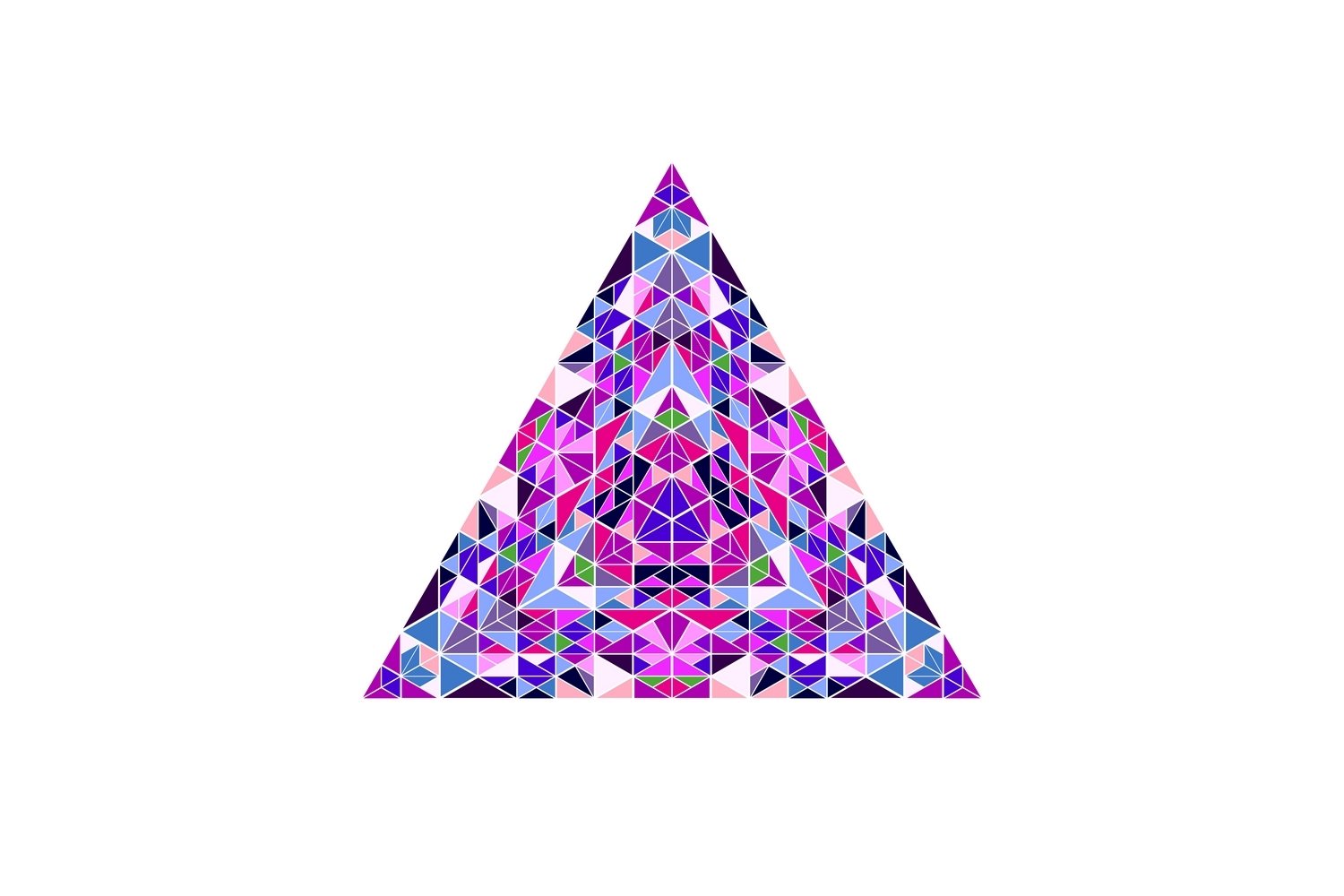 6 Mosaic Triangles (336133) | Objects | Design Bundles