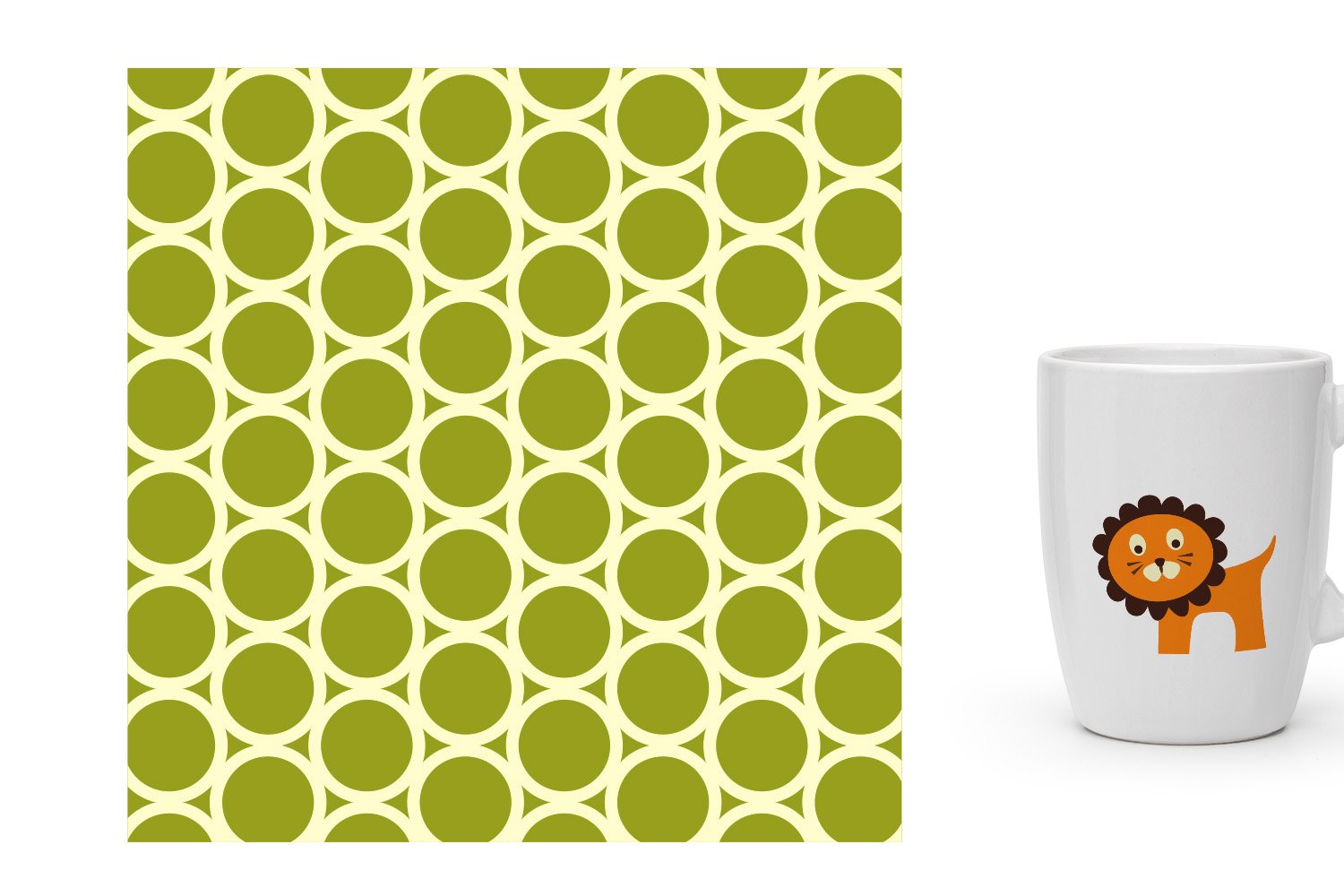 Retro zoo animals clip art graphic illustration (88375) | Illustrations ...