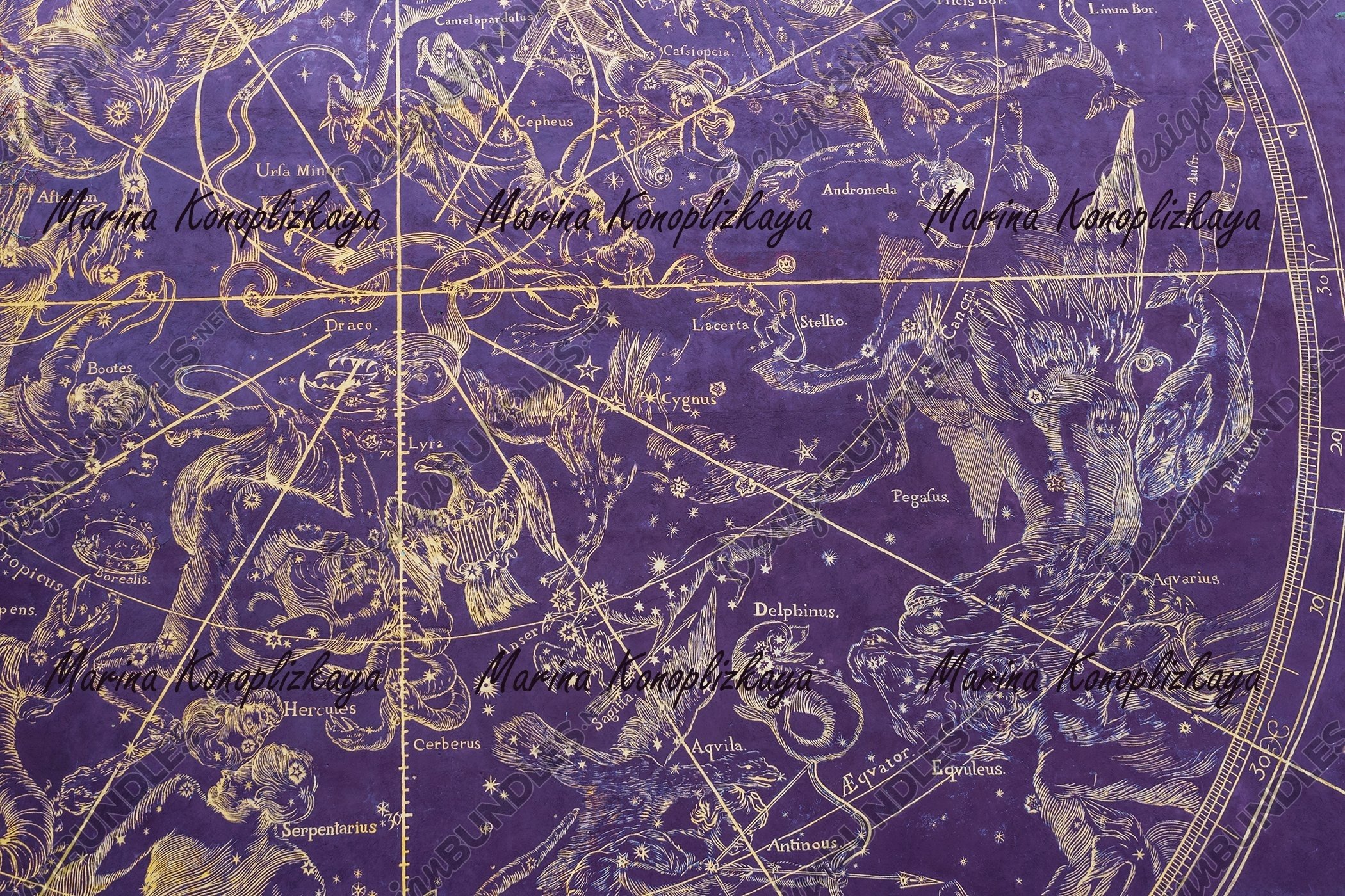 Sky map and astrological constellations (1814325) | Textures | Design ...