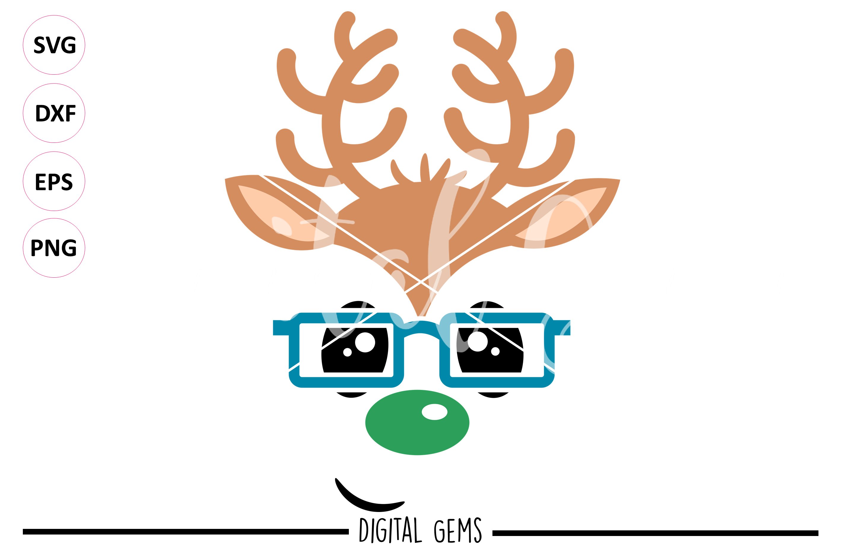 Reindeer SVG / DXF / EPS / PNG files (119920) | SVGs | Design Bundles