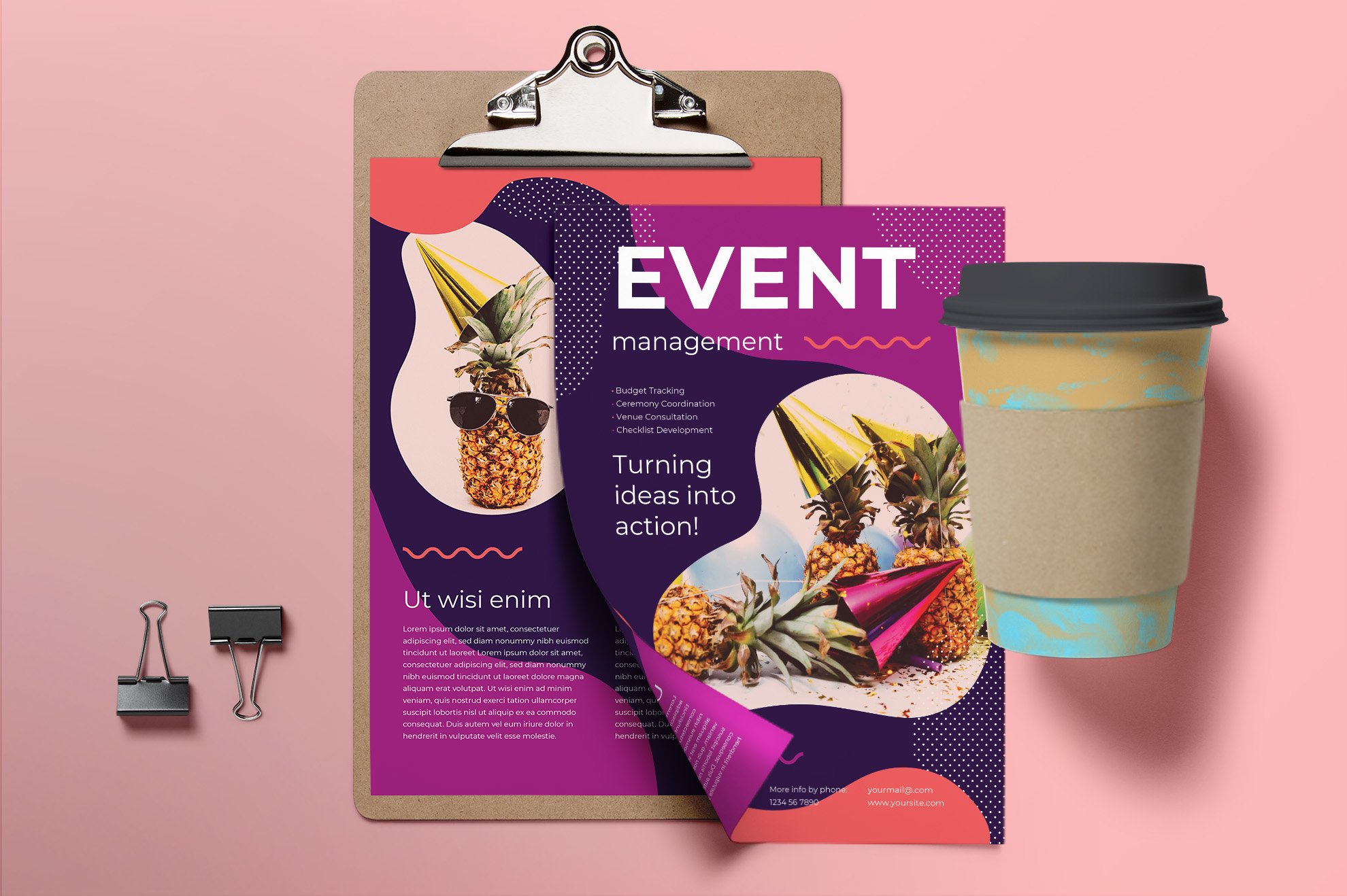 Event Management Flyer (441198) | Flyers | Design Bundles