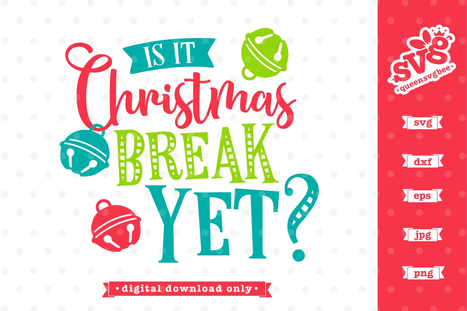 Funny Christmas SVG file | Is it Christmas Break Yet SVG (945178) | Cut ...
