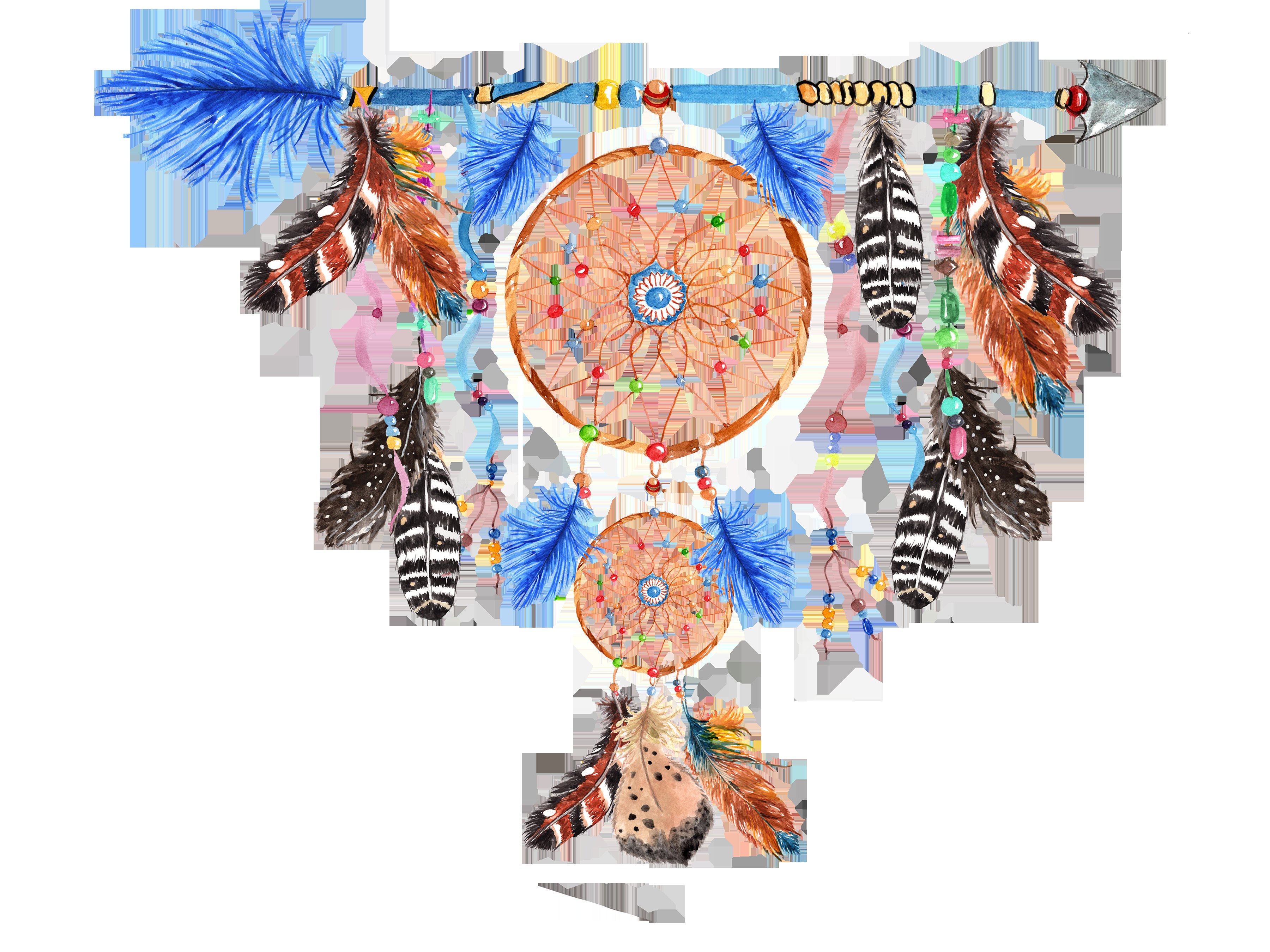 Dreamcatchers, Tribal clip art (23299) | Illustrations | Design Bundles
