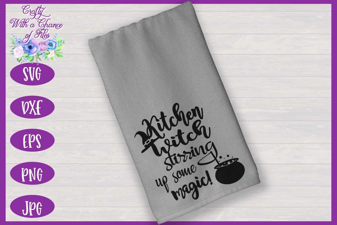 Kitchen Witch SVG | Halloween SVG | Witch SVG | Kitchen SVG (28464 ...