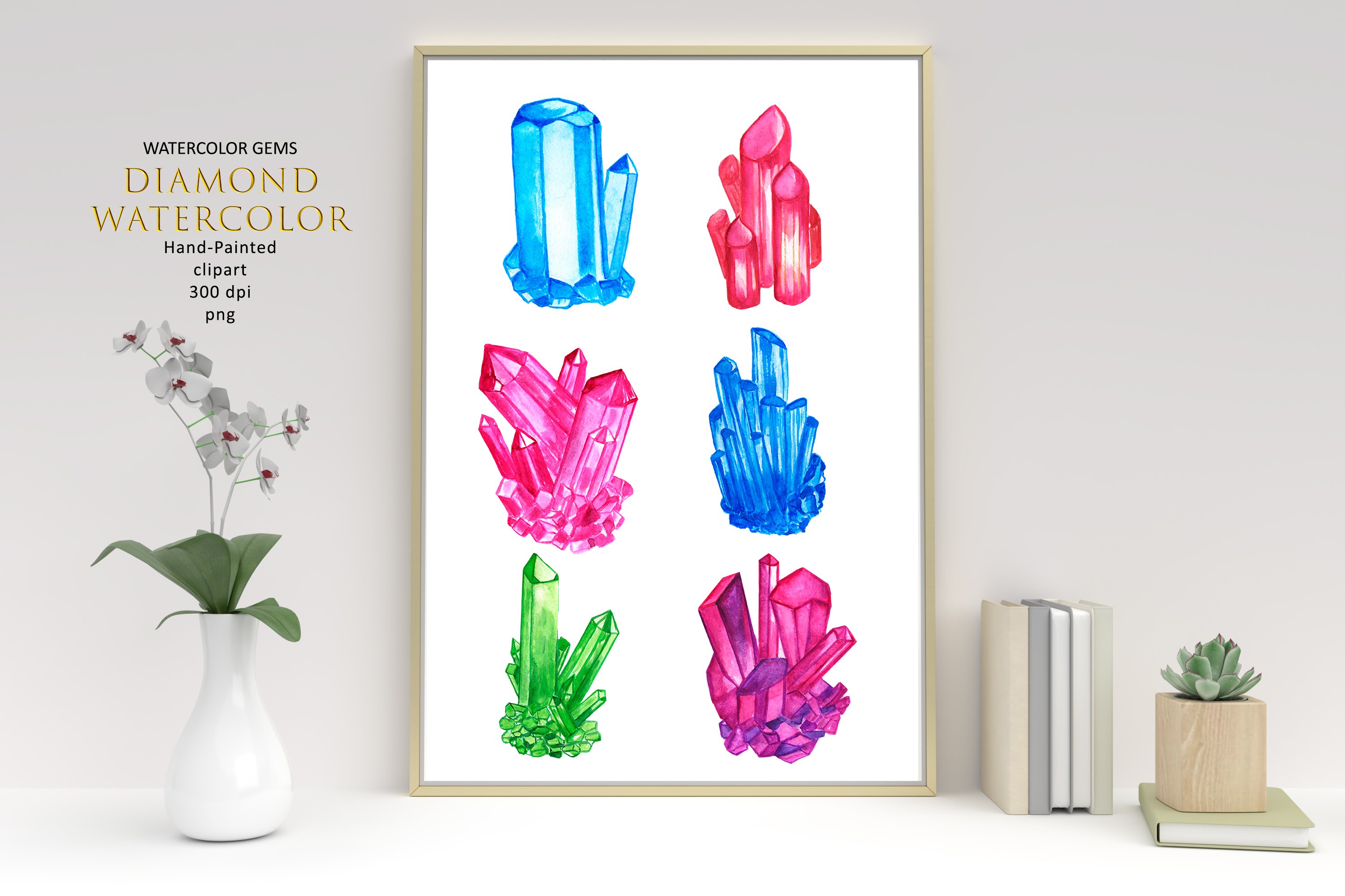 Diamond pattern Diamond clipart, Watercolor gems, watercolor (1125445 ...