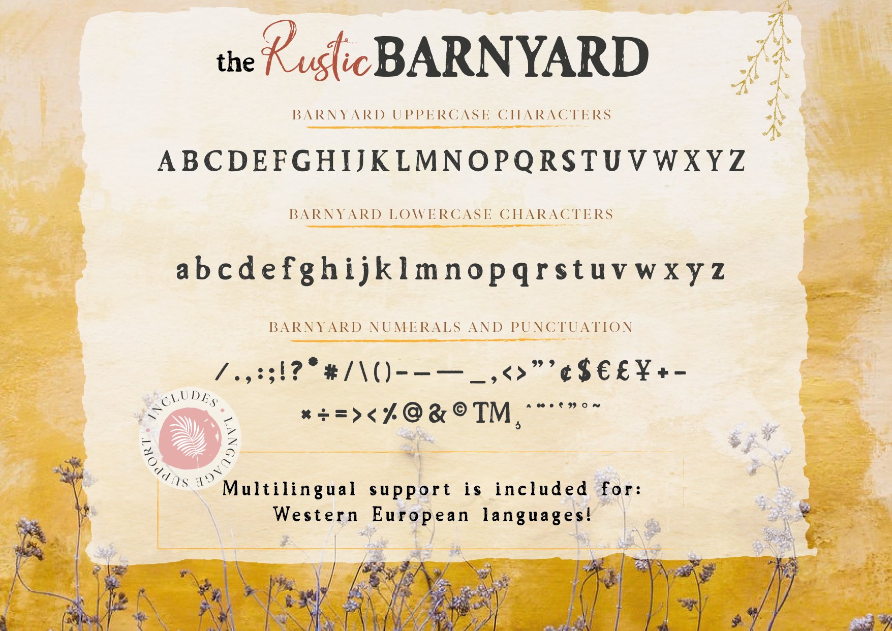 the Rustic Barnyard Font Collection (239053) | Script | Font Bundles