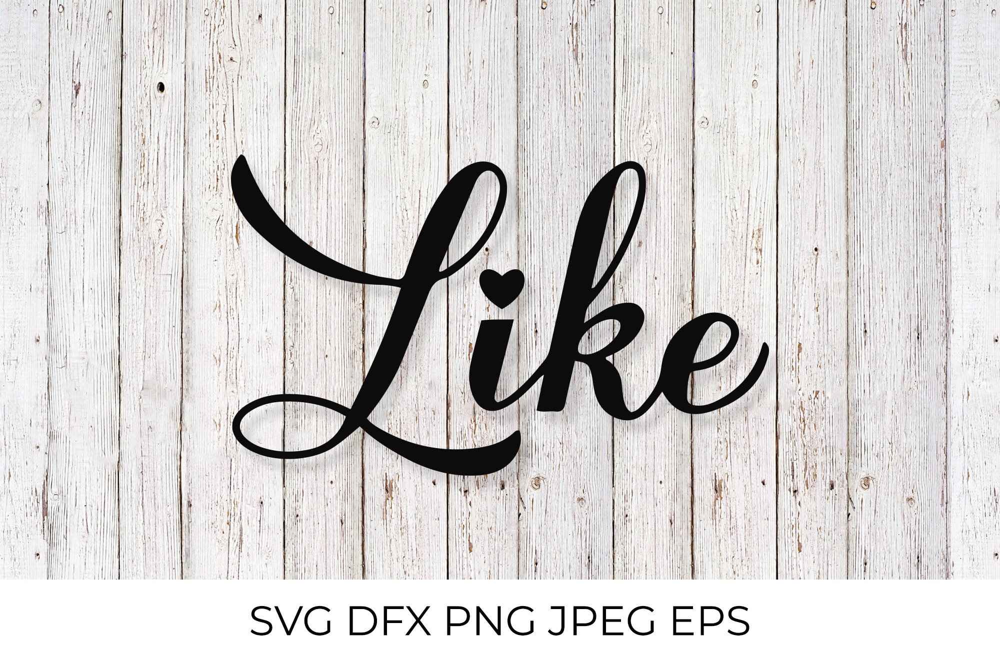 Like SVG. calligraphy hand lettering (1288831) | SVGs | Design Bundles