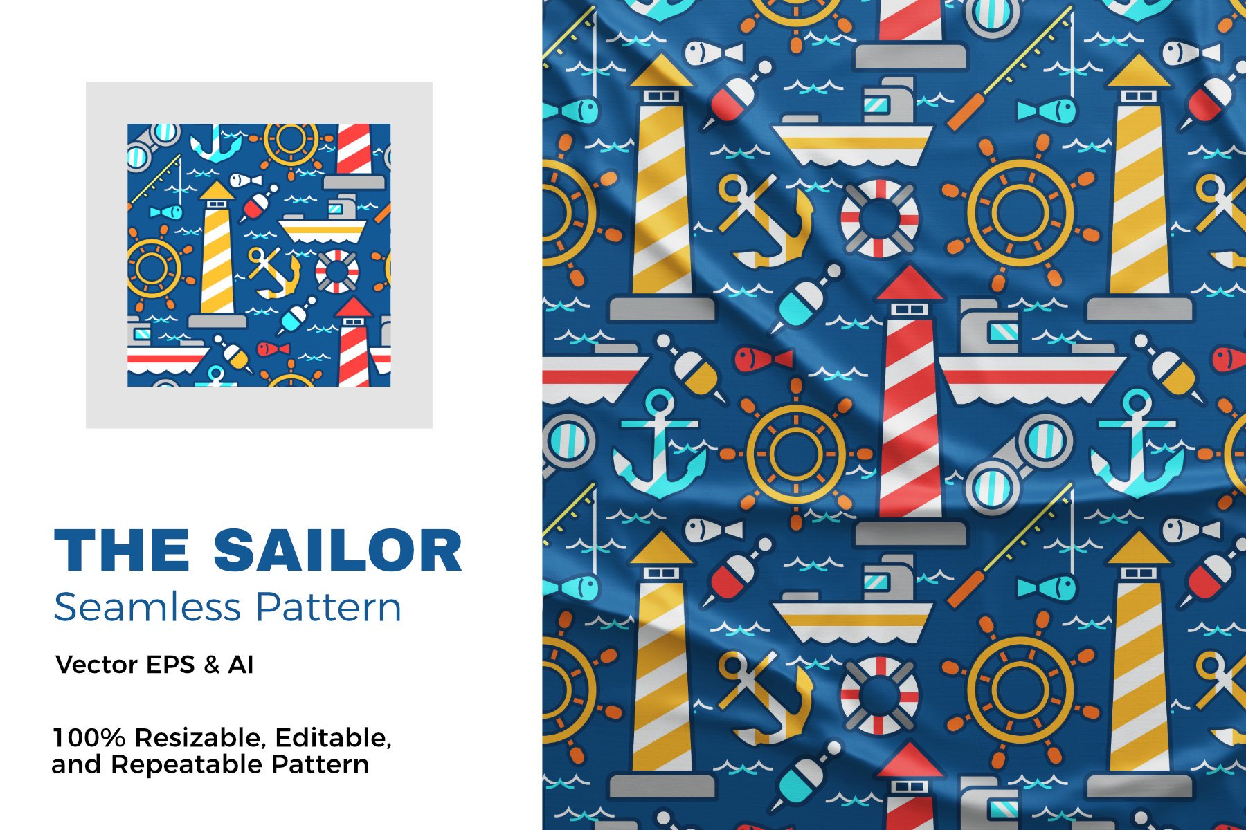 The Sailor Pattern (321490) | Patterns | Design Bundles
