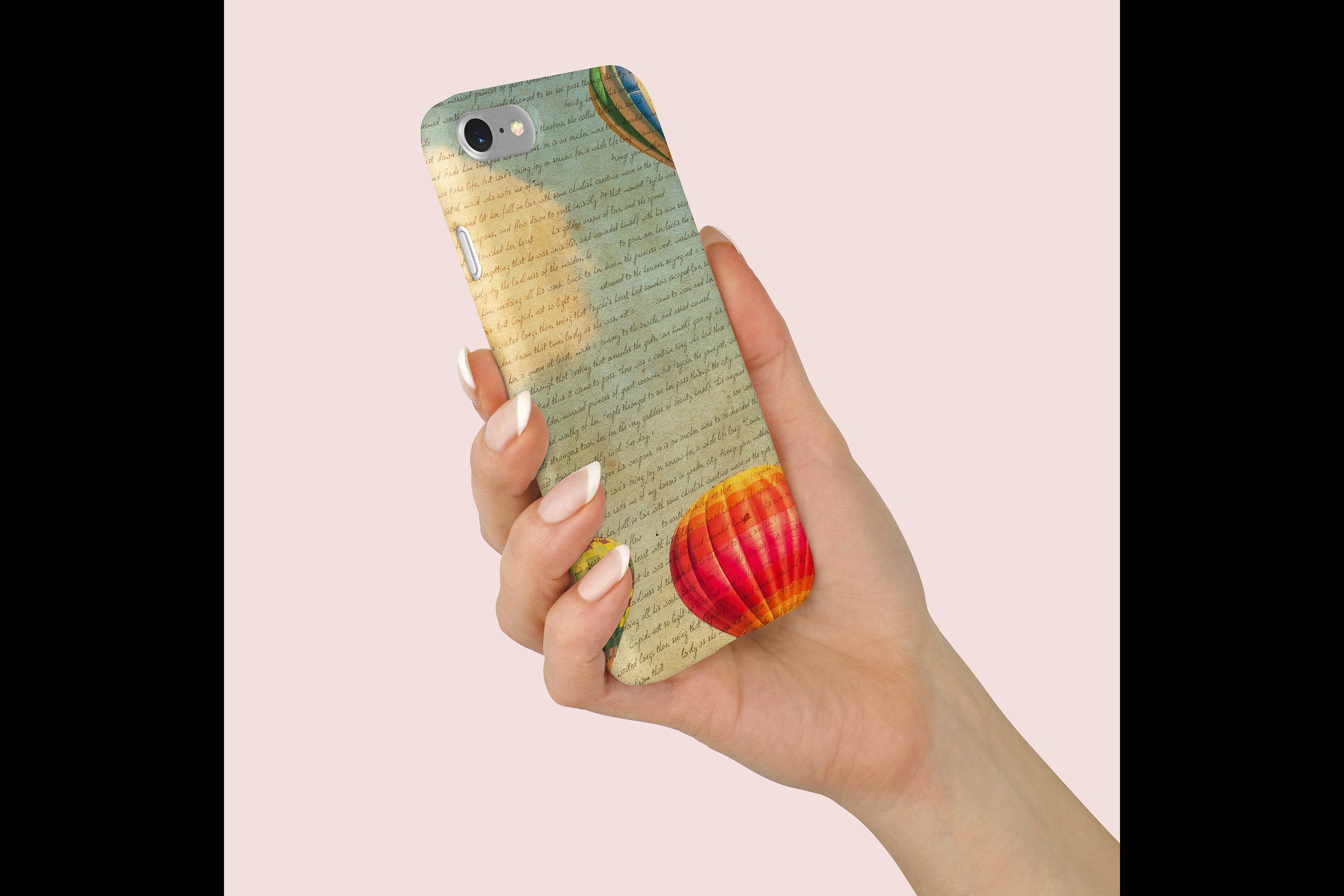 16 Antique Hot Air Balloons Travel Journal Digital Papers (280374 ...