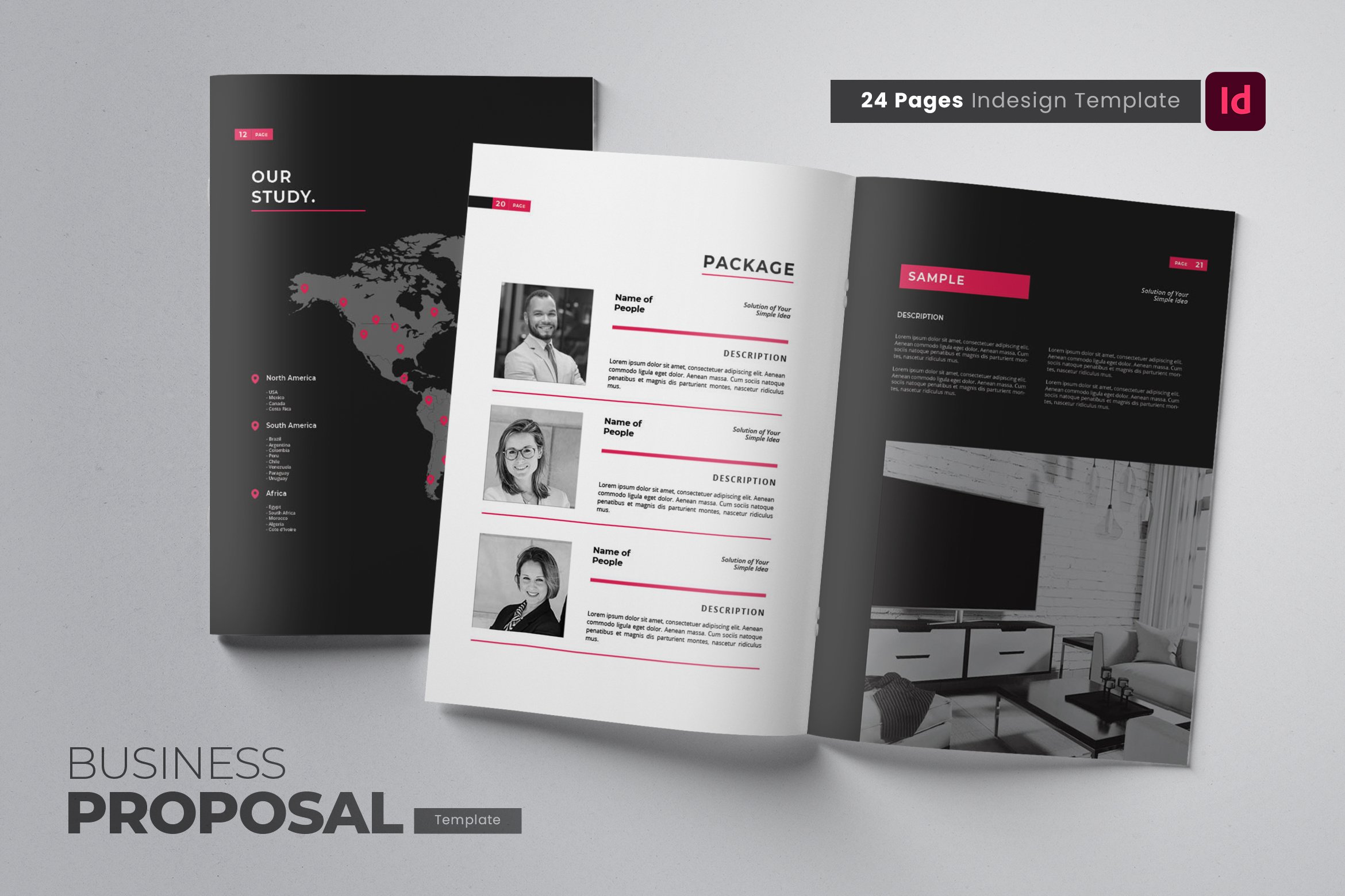 Business Proposal Template Indesign