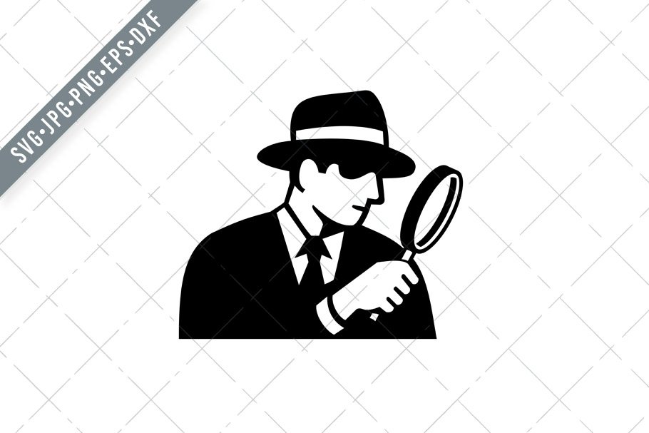 Private Eye Detective Inspector or Investigator SVG (881620 ...