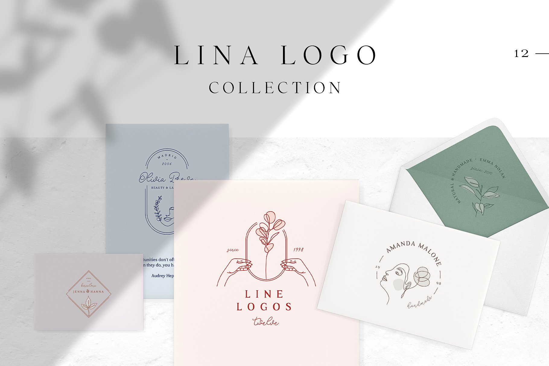 Lina Logo Collection (465475) | Logos | Design Bundles