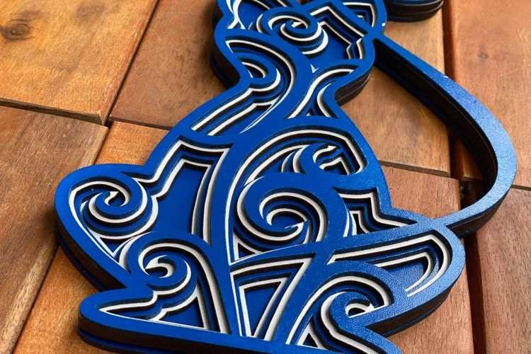 Cat (726823) | Laser Engraving | Design Bundles