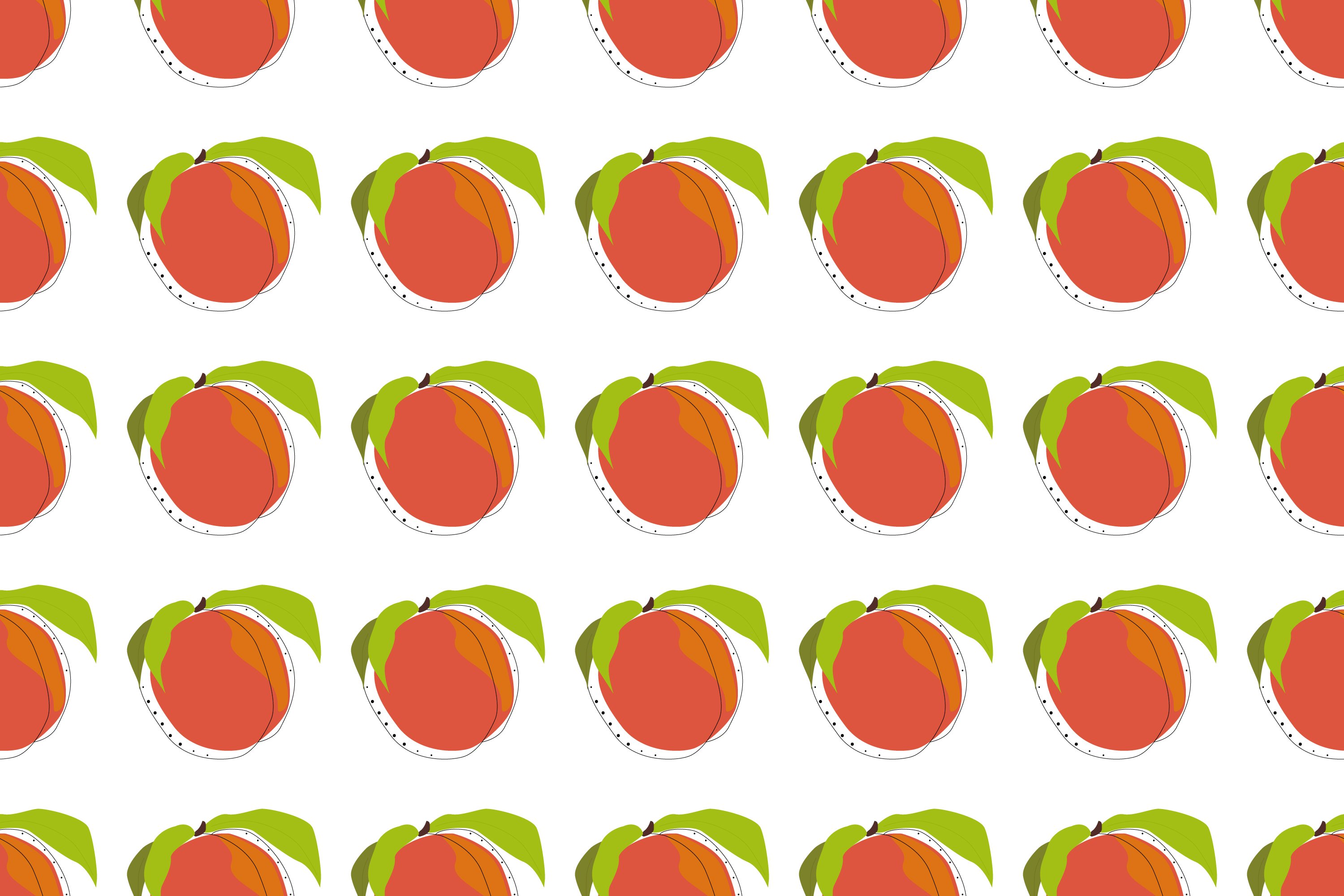 Peach seamless background vector illustration. (1291625) | Patterns ...