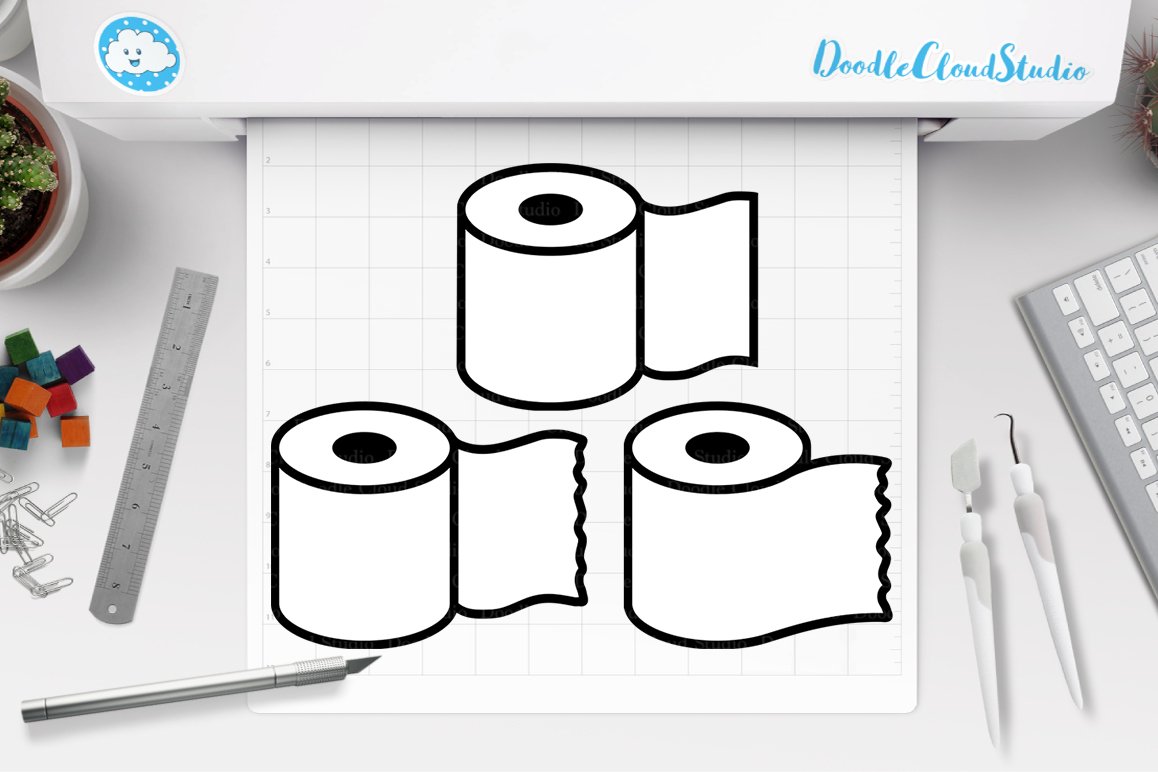 Toilet Paper SVG, Toilet Paper Set, Toilet Paper Rolls Svg. (545063 ...