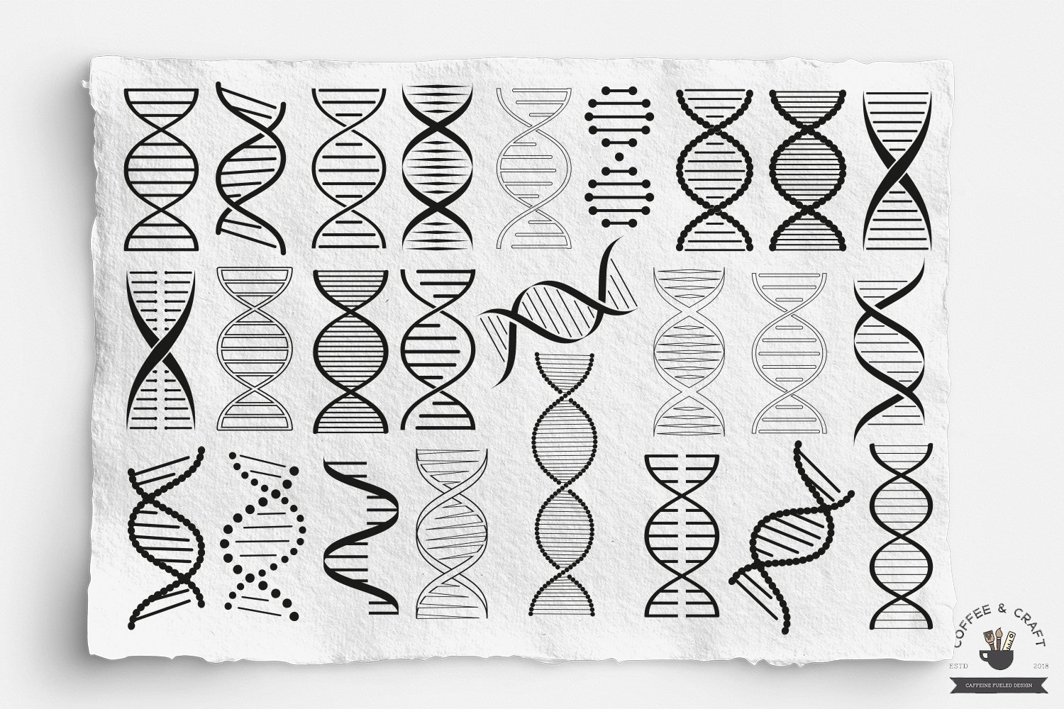 DNA svg set