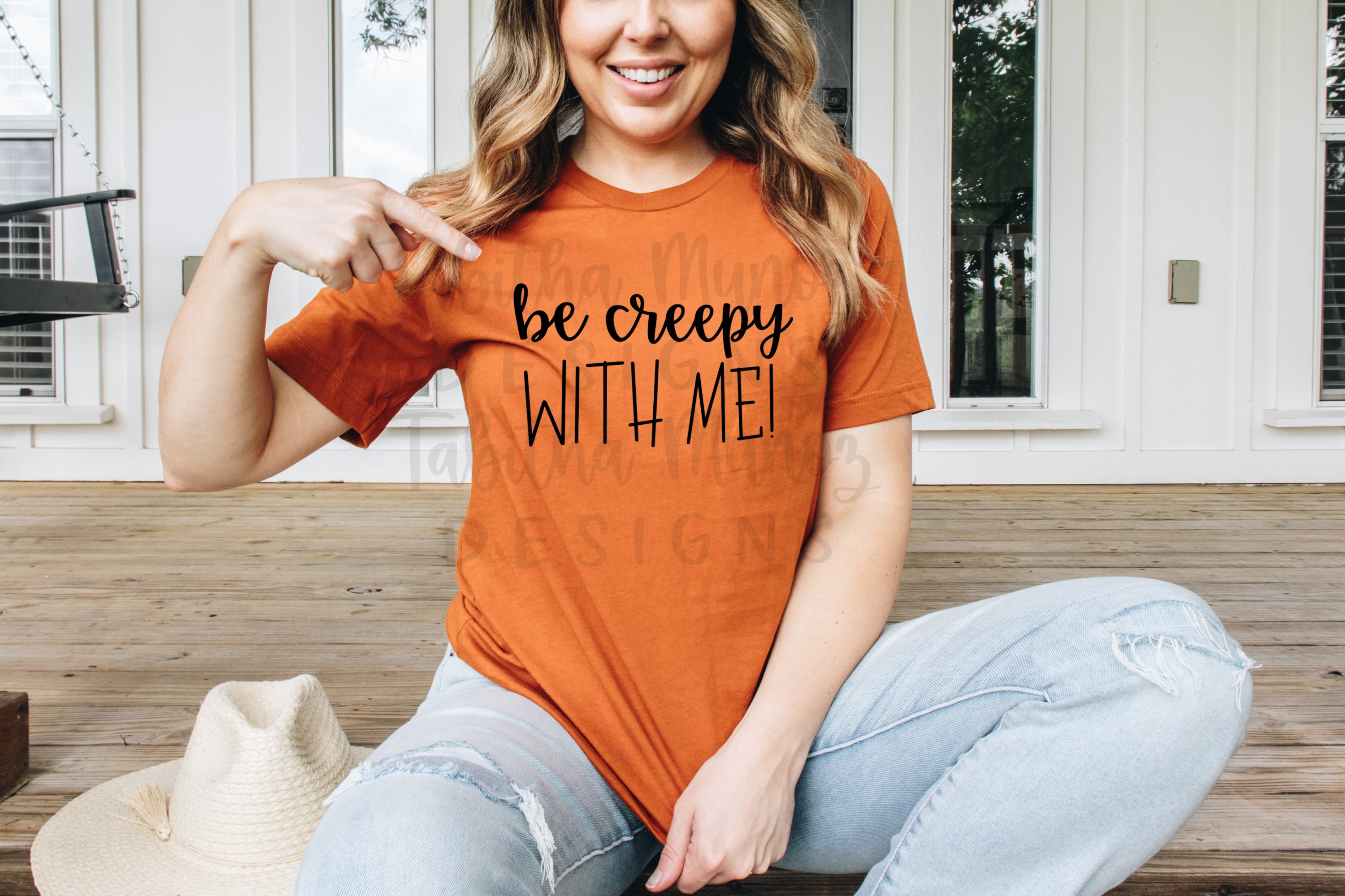 Be Creepy With Me Halloween SVG / Printable