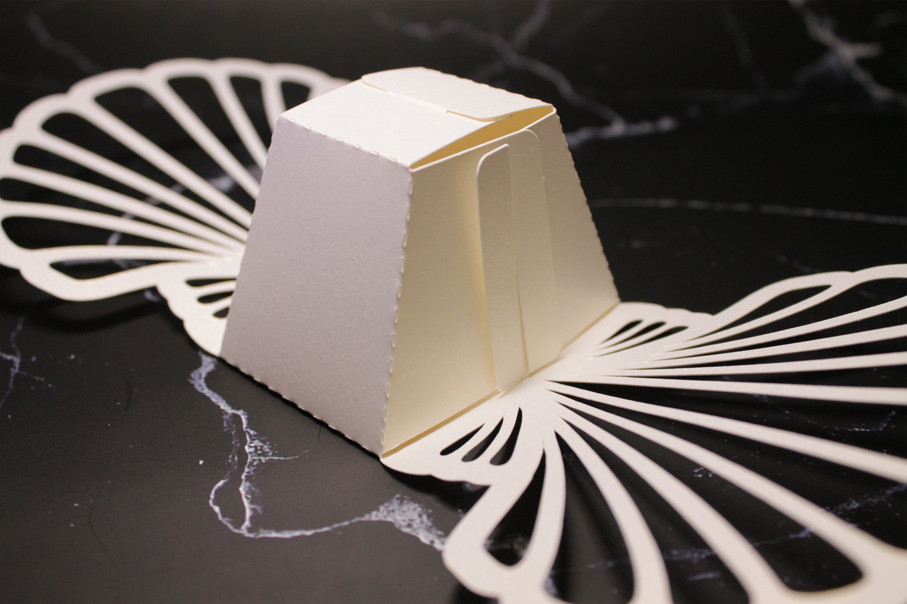 Wedding Shell Box Template Printable