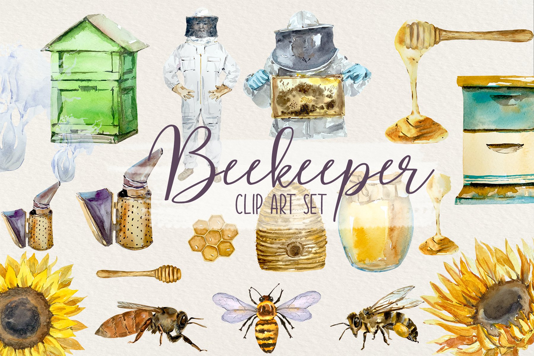 Beekeeping Clipart