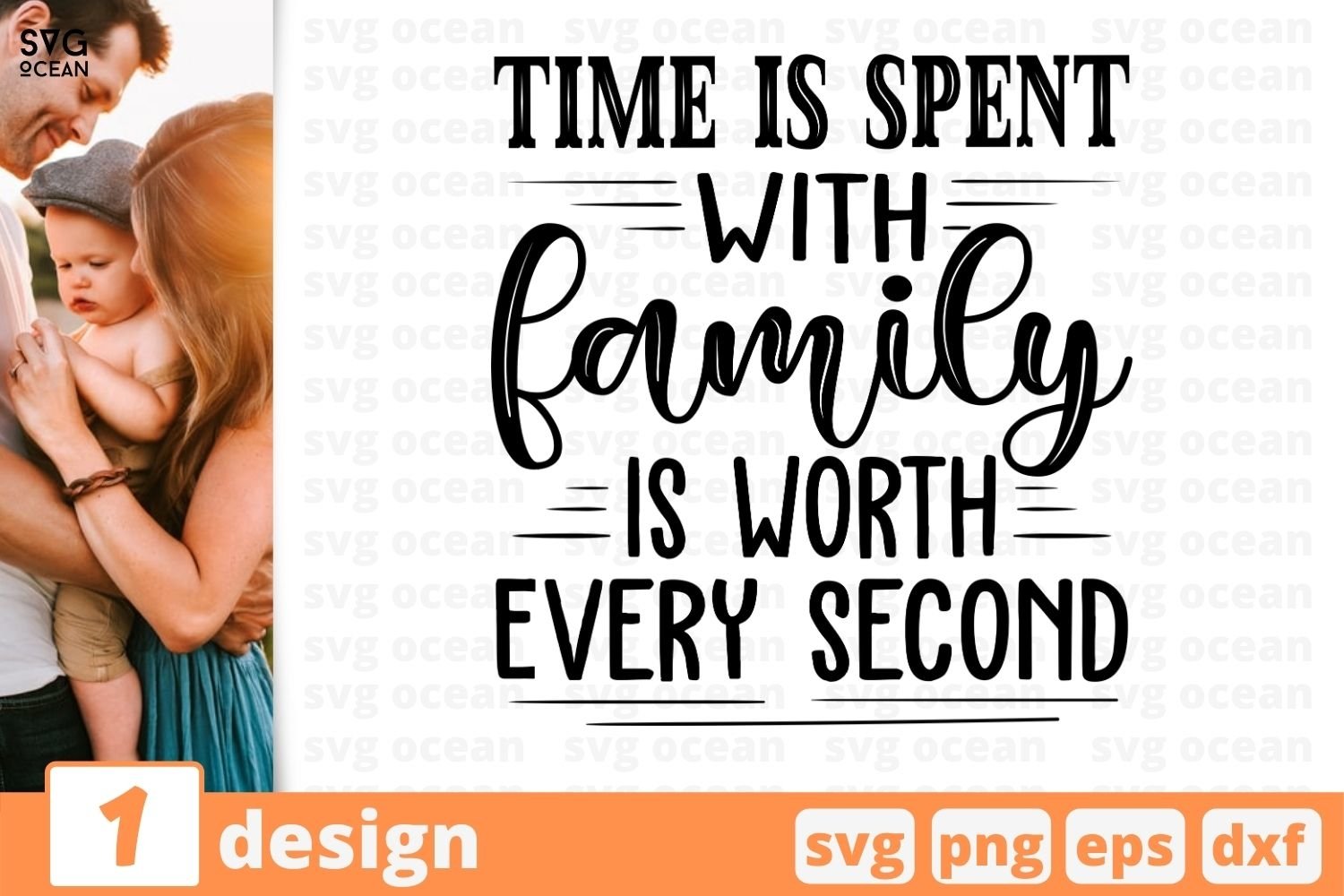 Time Is Spent With Family SVG Cut File | Home Cricut (1110280) | SVGs ...