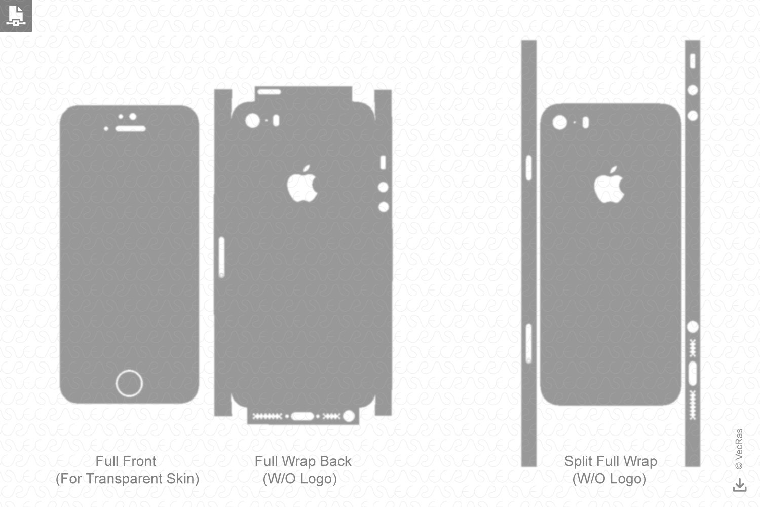 Iphone 5s Vector Outline