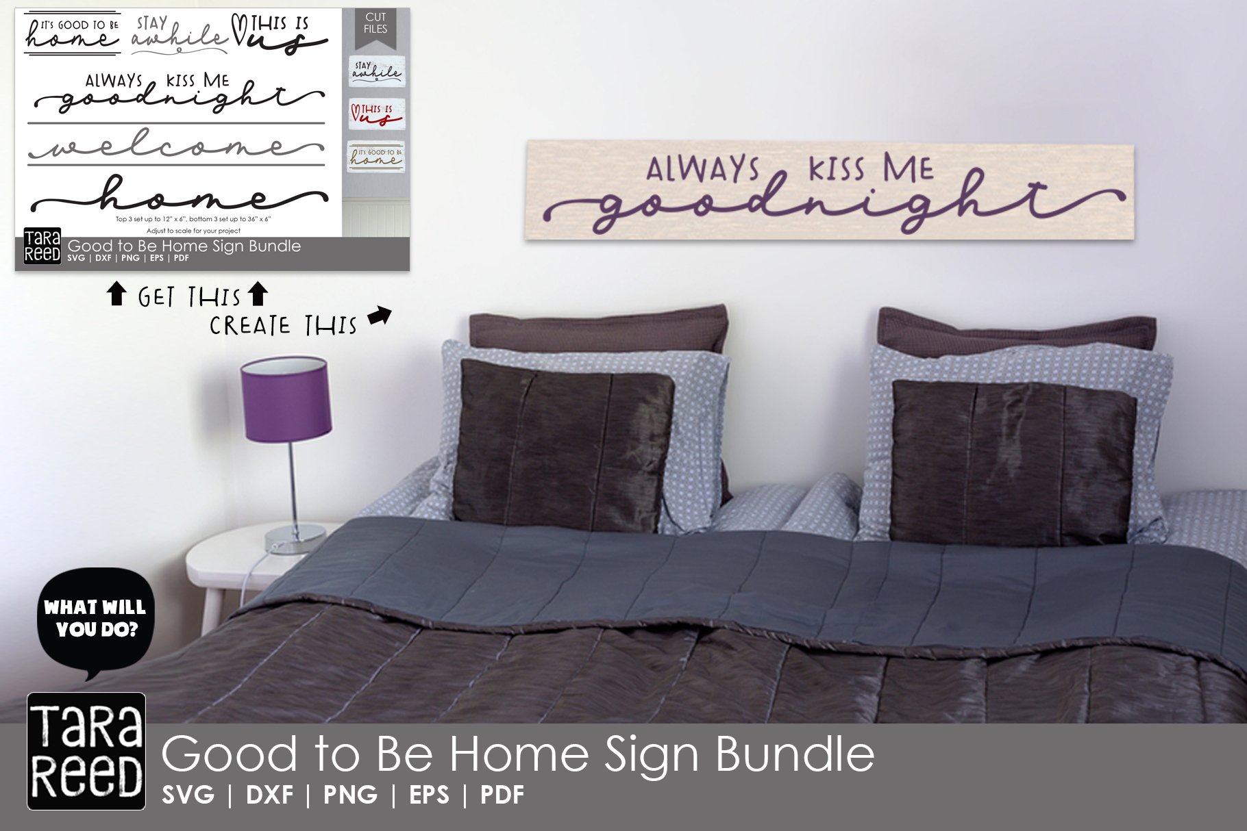 Good to Be Home Sign Bundle (135506) | Cut Files | Design Bundles