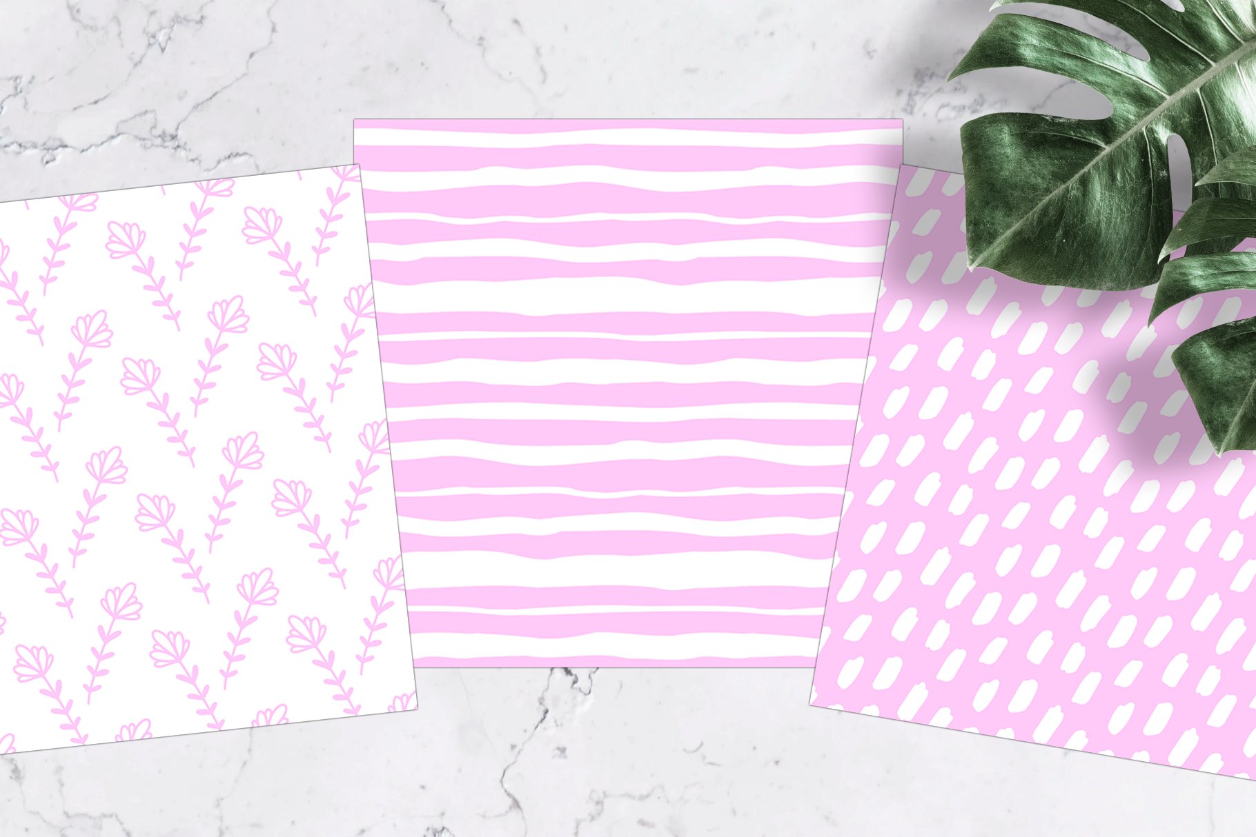 Hyacinth Pastel Digital Paper Set (674780) | Patterns | Design Bundles