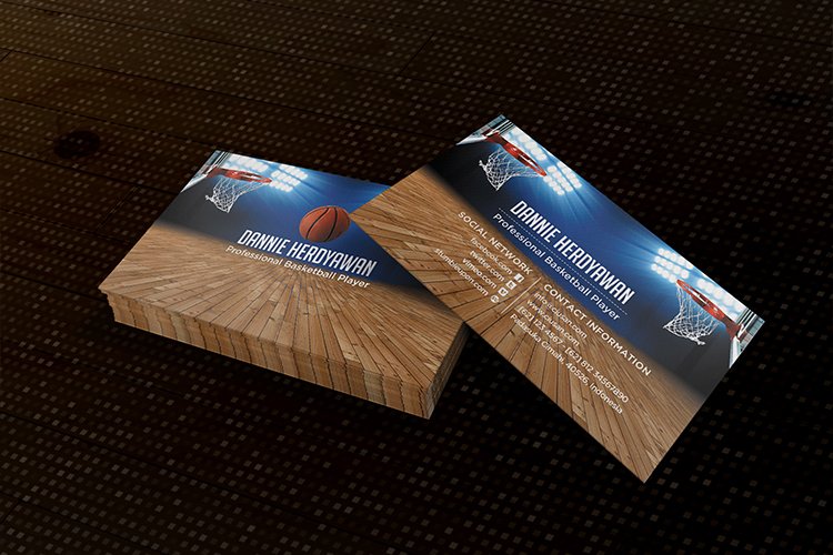 Basketball Business Card (624093) | Business Cards | Design Bundles
