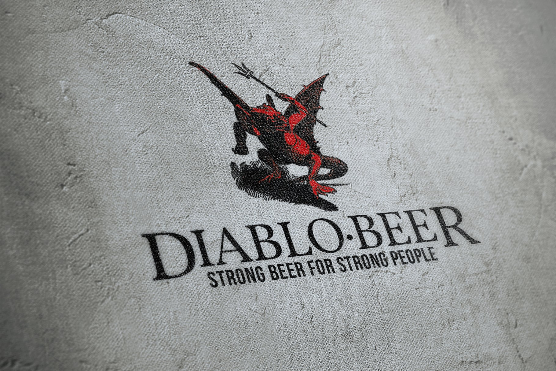 Diablo Beer Logo Template (428207) | Logos | Design Bundles