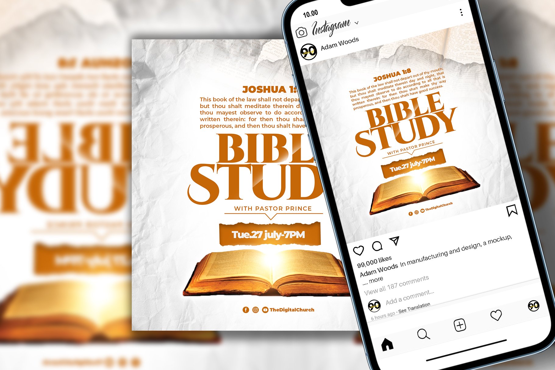 College Bible Study Flyer