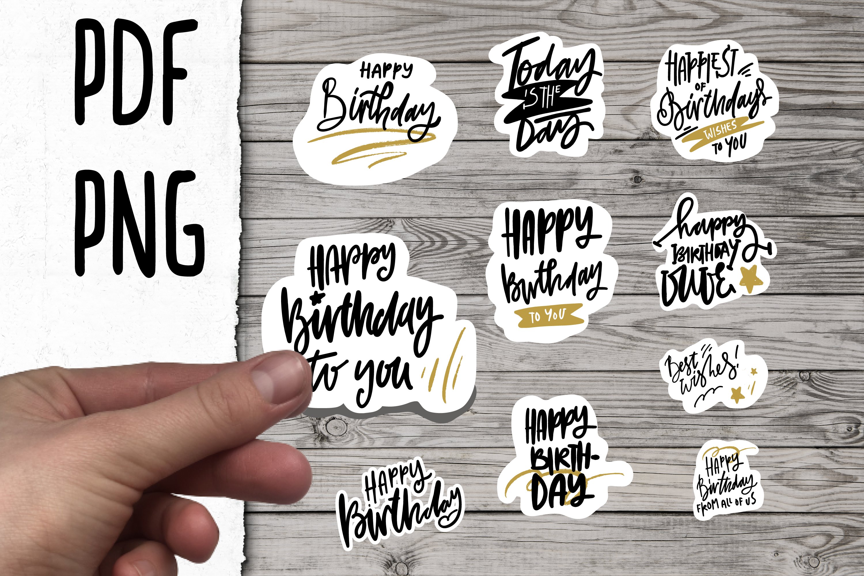 Birthday sticker pack vol.2