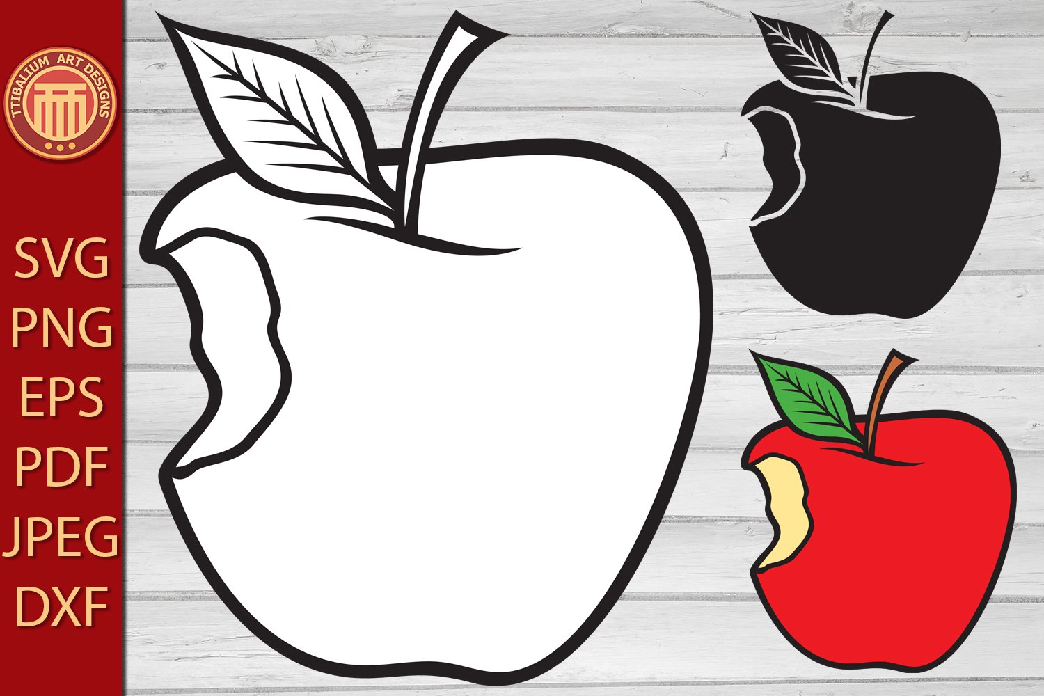 Bitten Apple Clipart