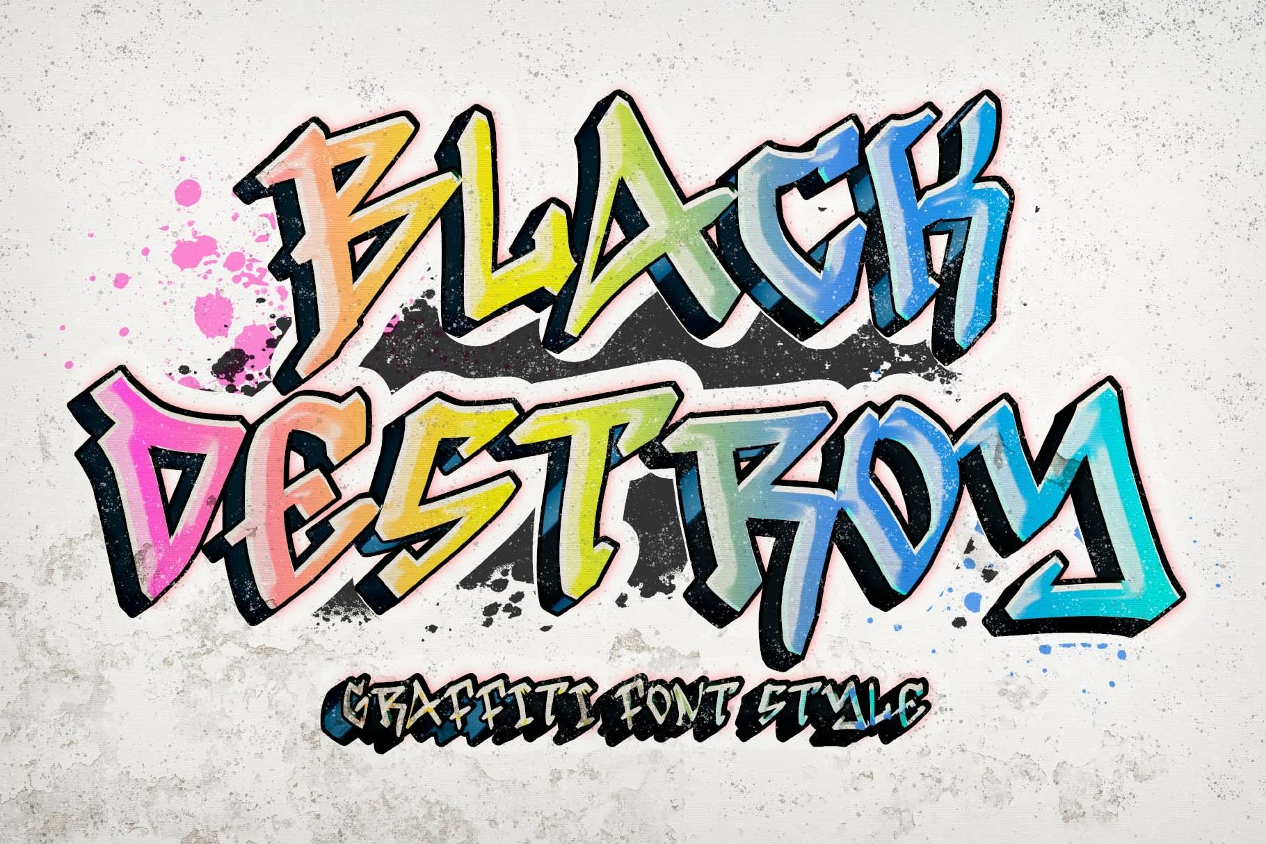 Spray Can Graffiti Font