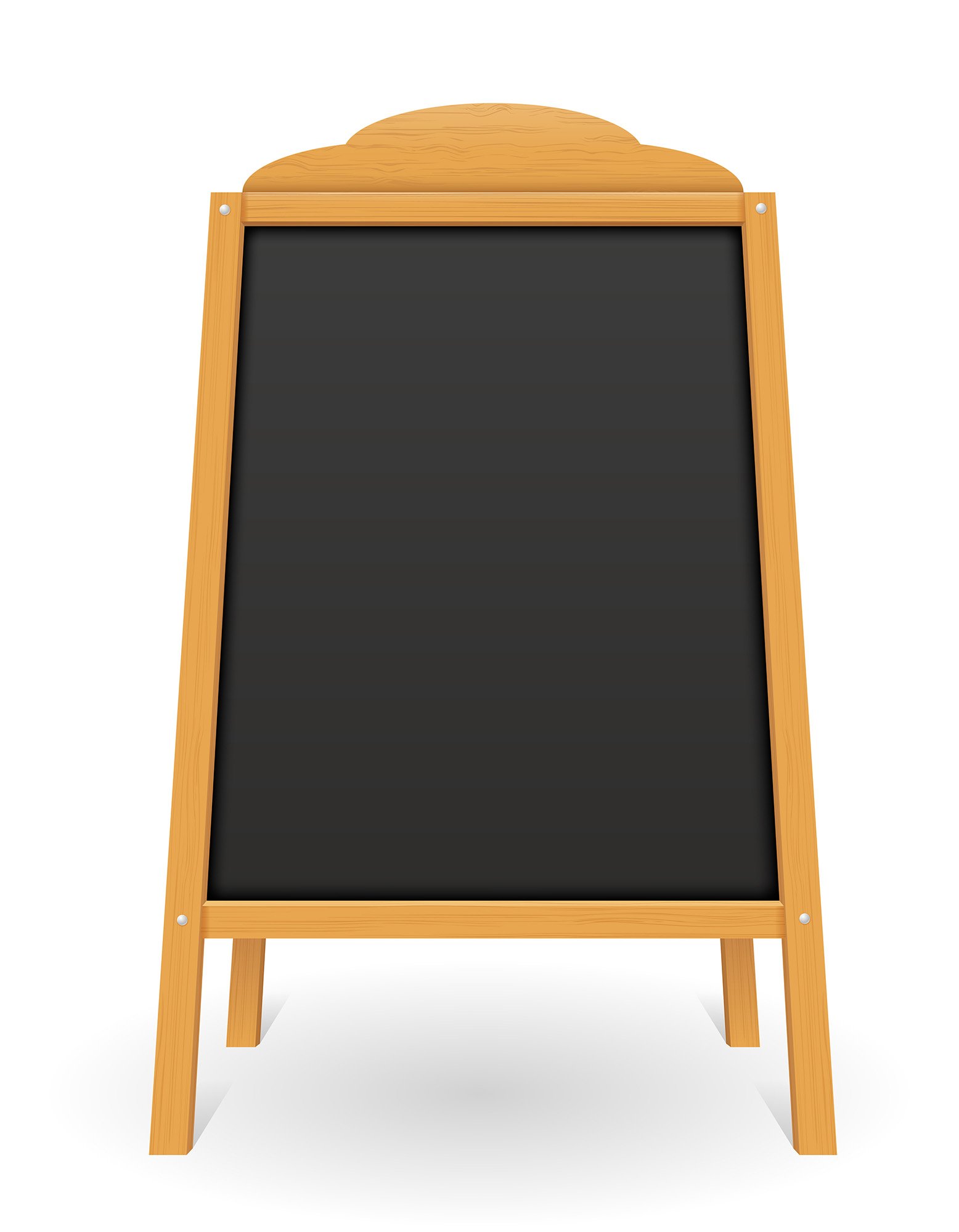 Blank Menu Board