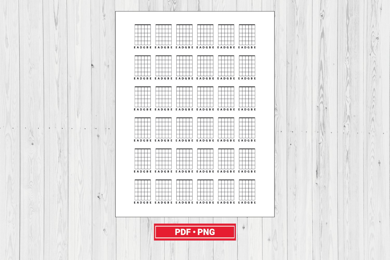 6 String Bass Guitar Chords