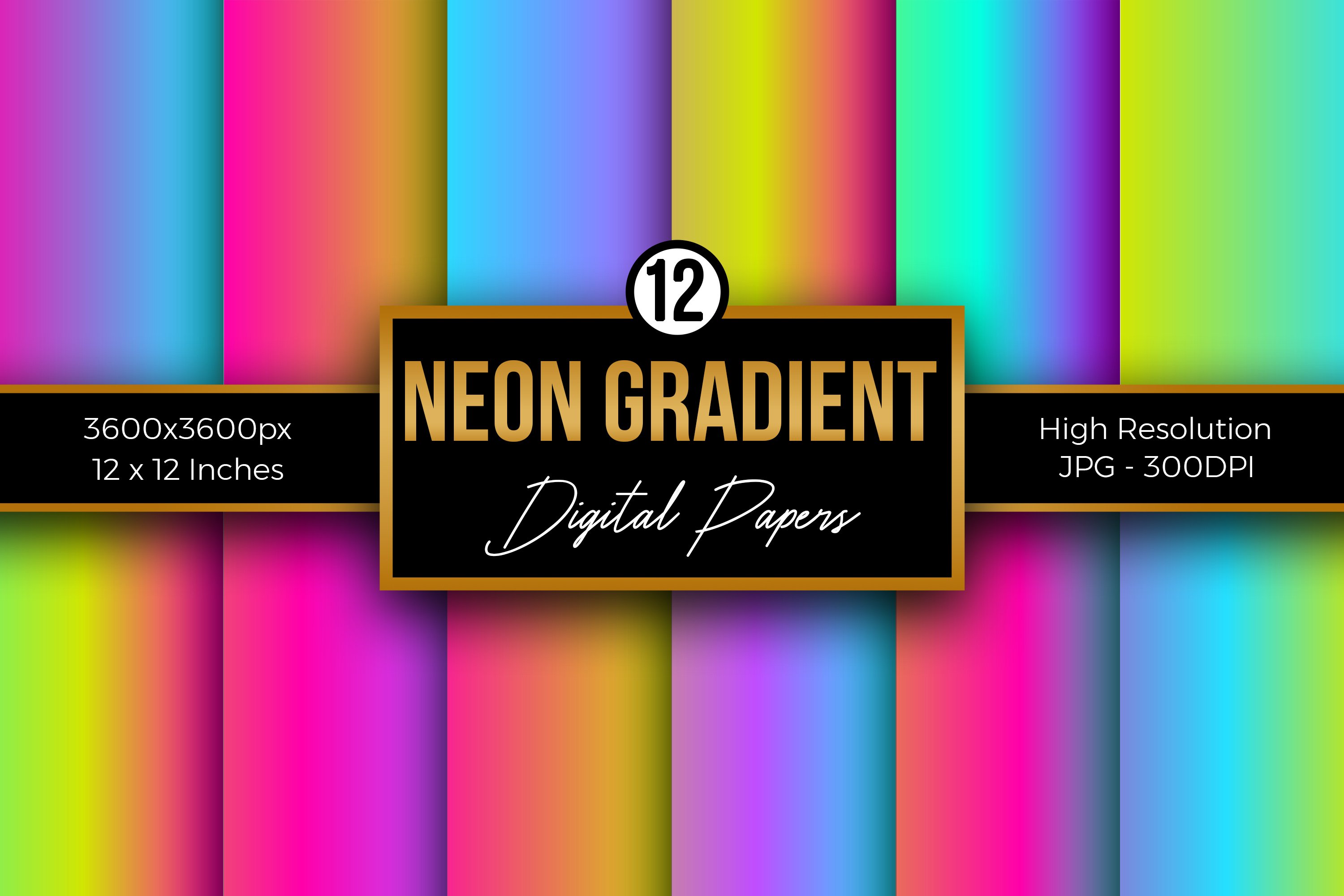 Bright Neon Colored Backgrounds