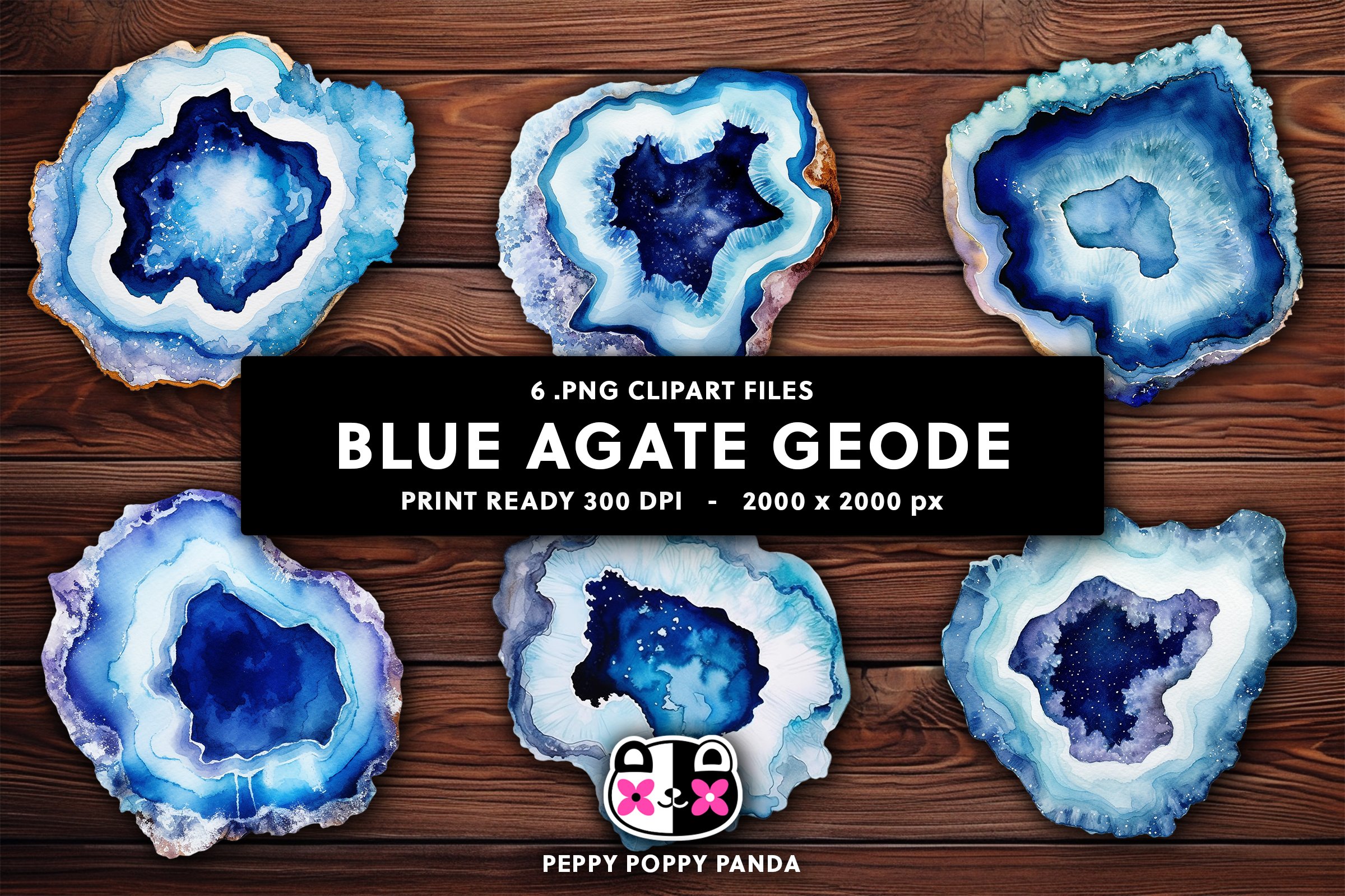 Geode Rock Blue