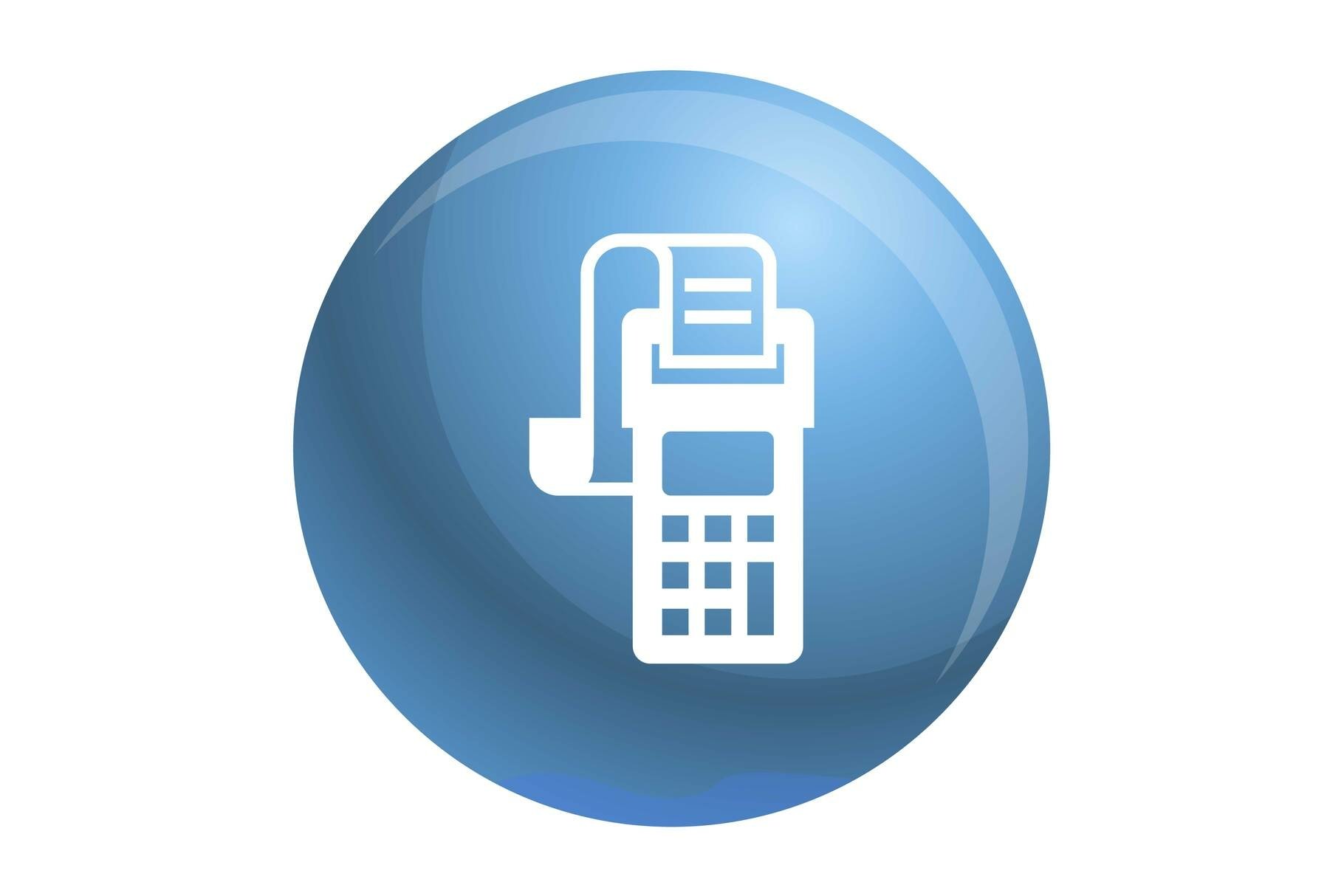 Payment terminal icon, simple style (1400255) | Icons | Design Bundles