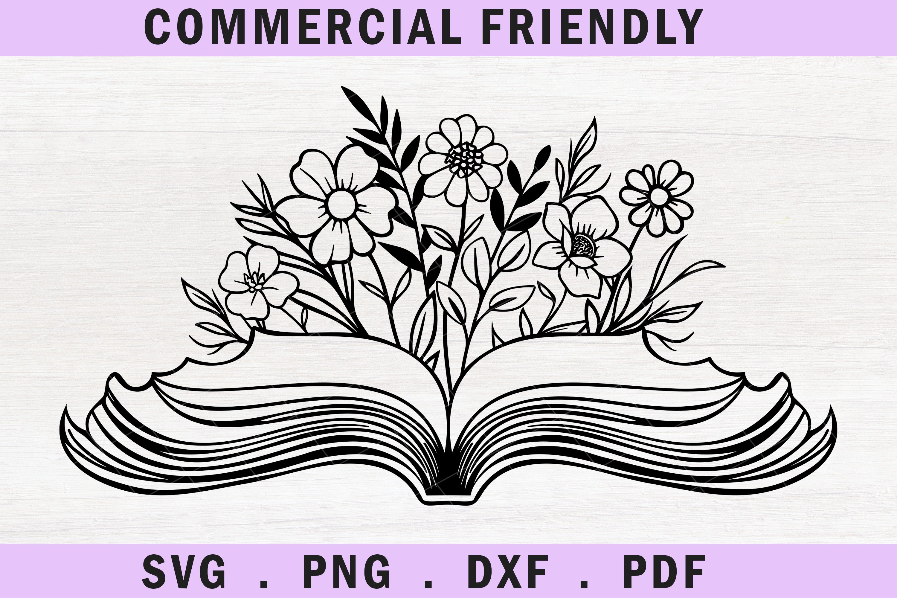 Open Book Svg Open Book Cartoon Icon PNG & SVG Design For T Shirts