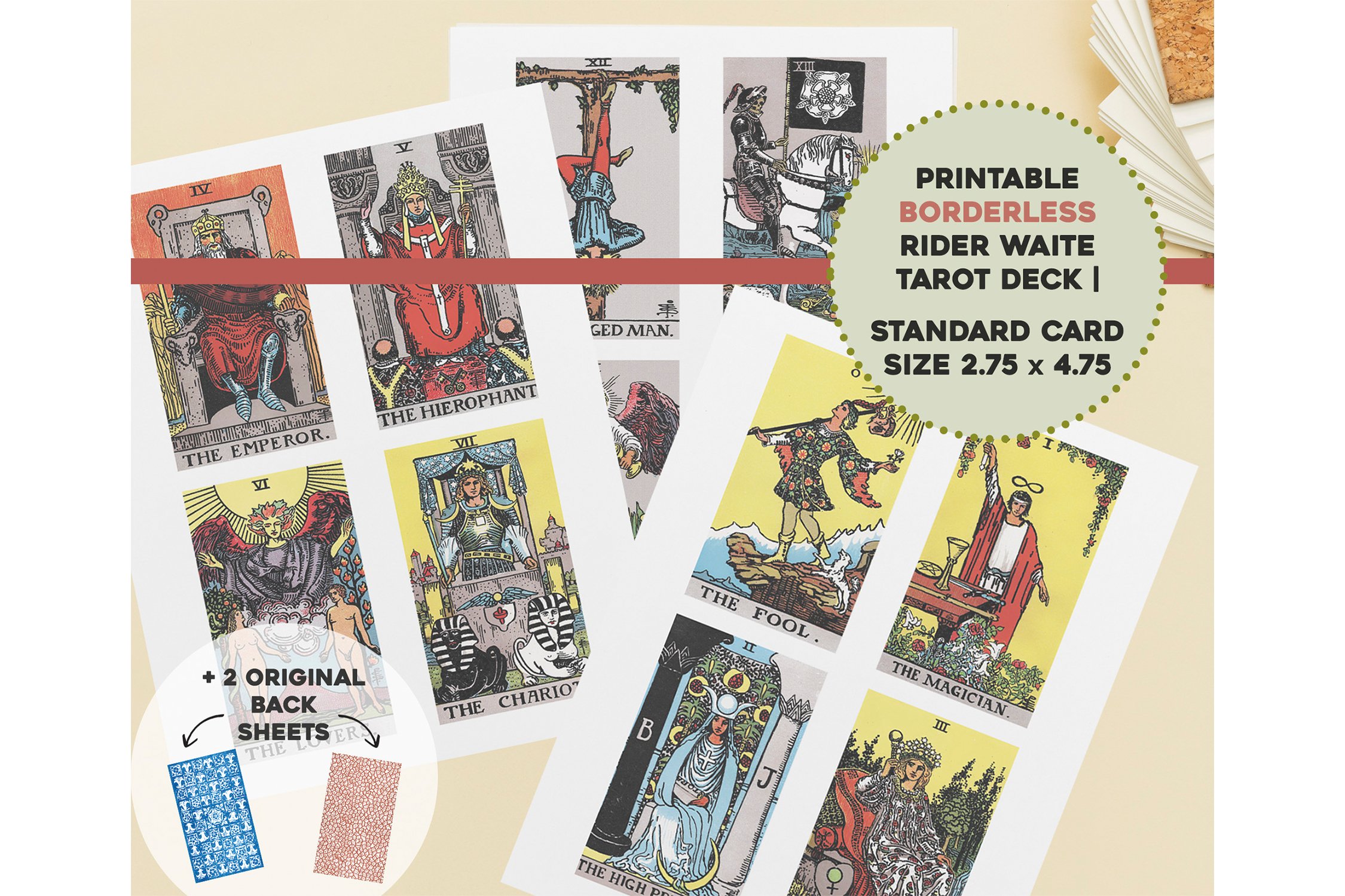 Printable Rider Waite Tarot Deck Buy 78pcs Rider Waite Tarot Deck