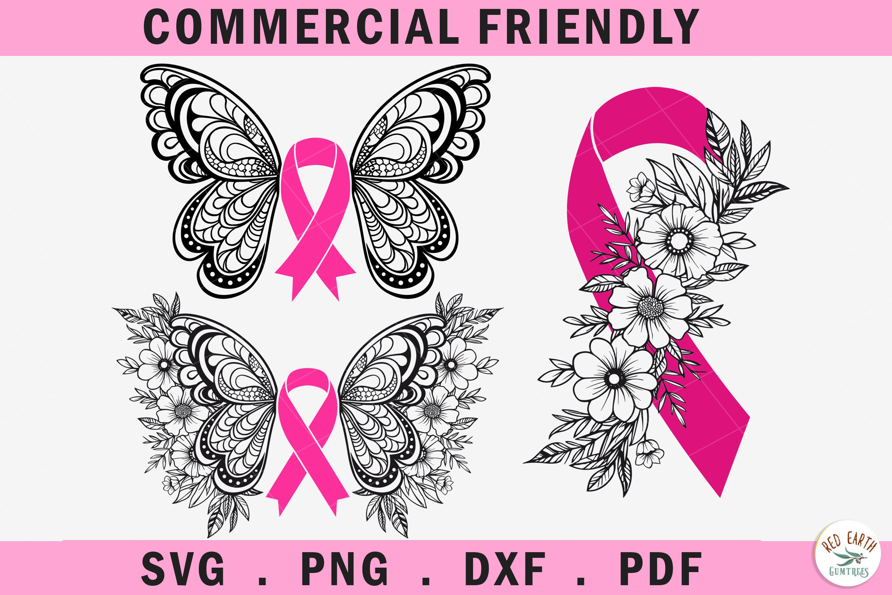 Butterfly Breast Cancer Logo