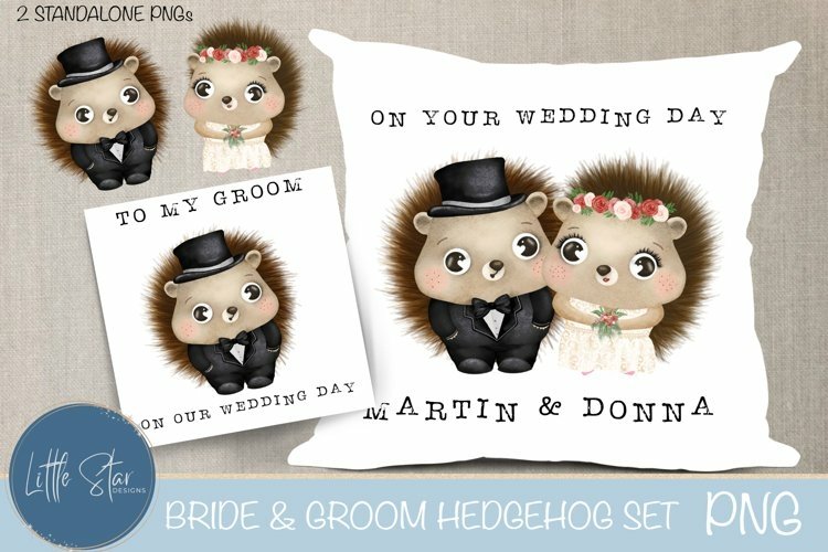 Hedgehog Bride And Groom