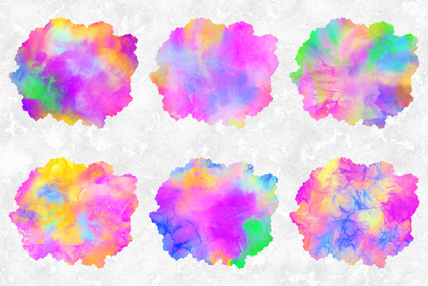 Bright Paint Splatter Background