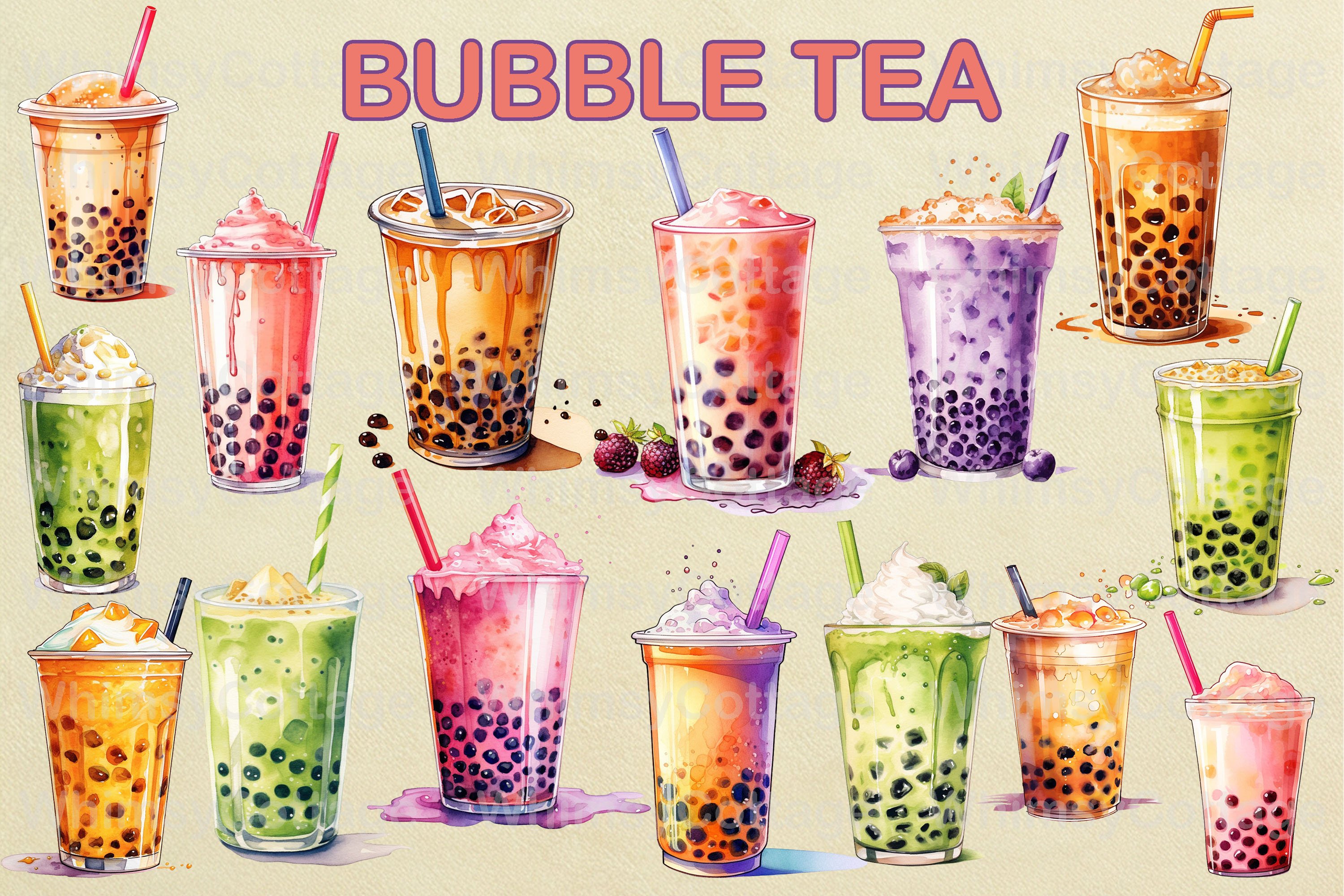 Bubble Tea Clipart