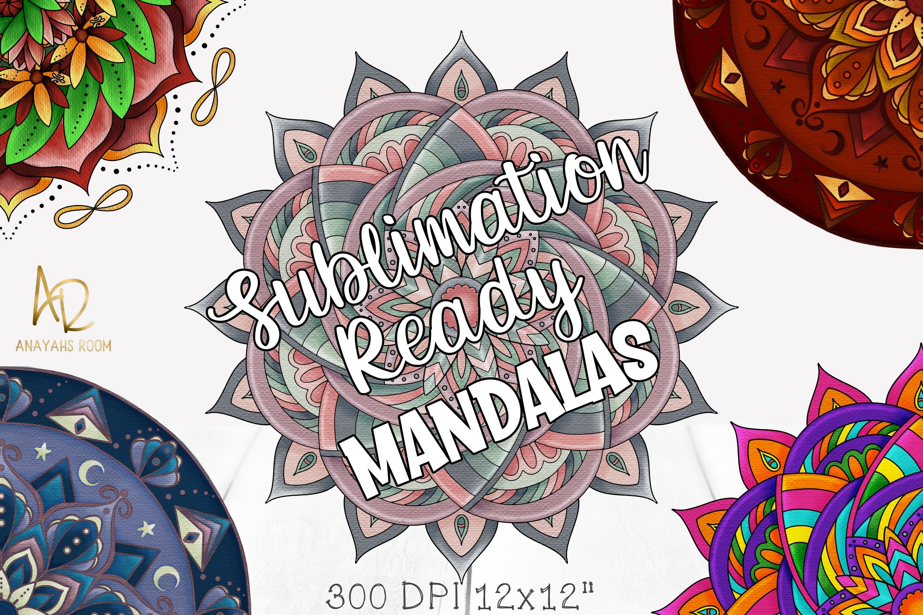 Flower Mandala For Sublimation