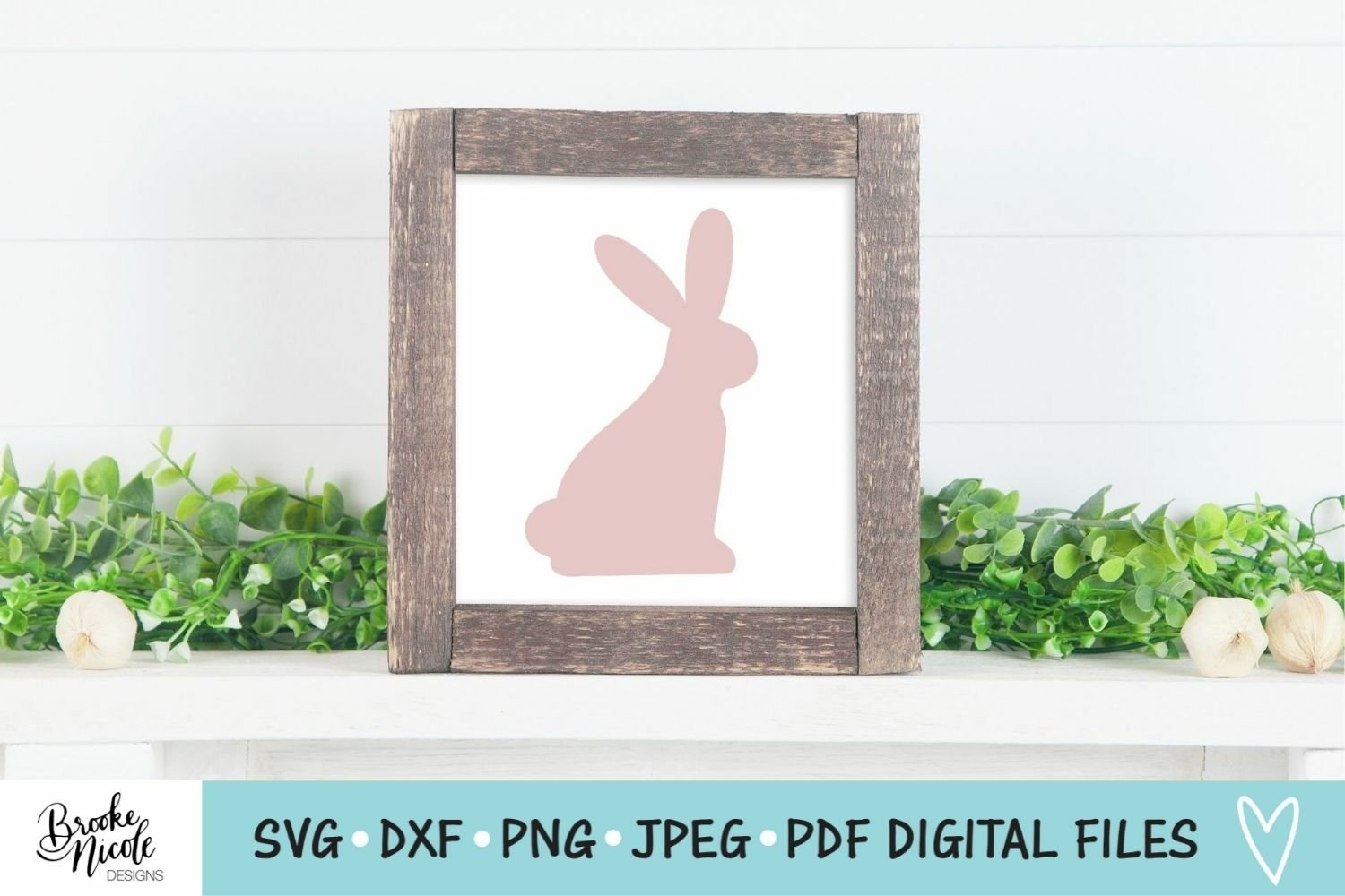 Bunny Silhouette SVG for cutting machines