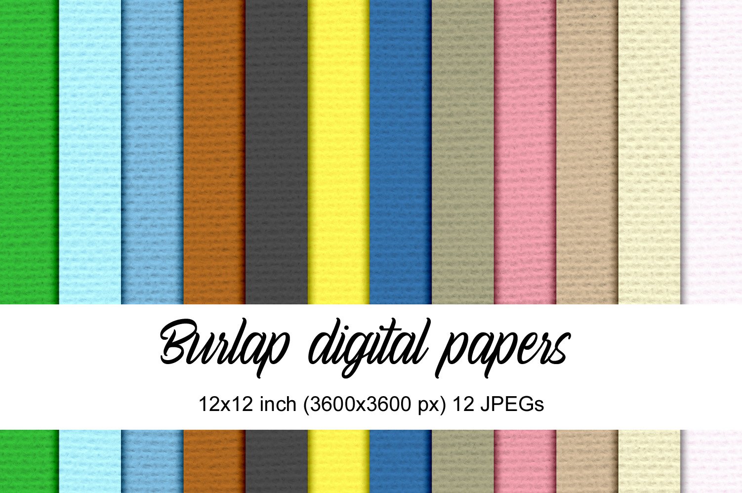Burlap digital papers